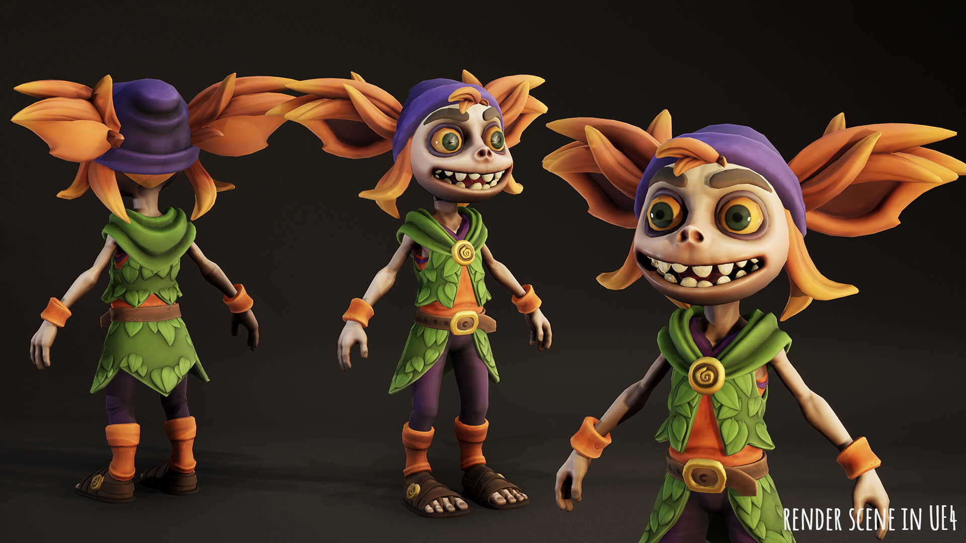 Stylized Forest Spirit 1 - 3D Model by ppplux8
