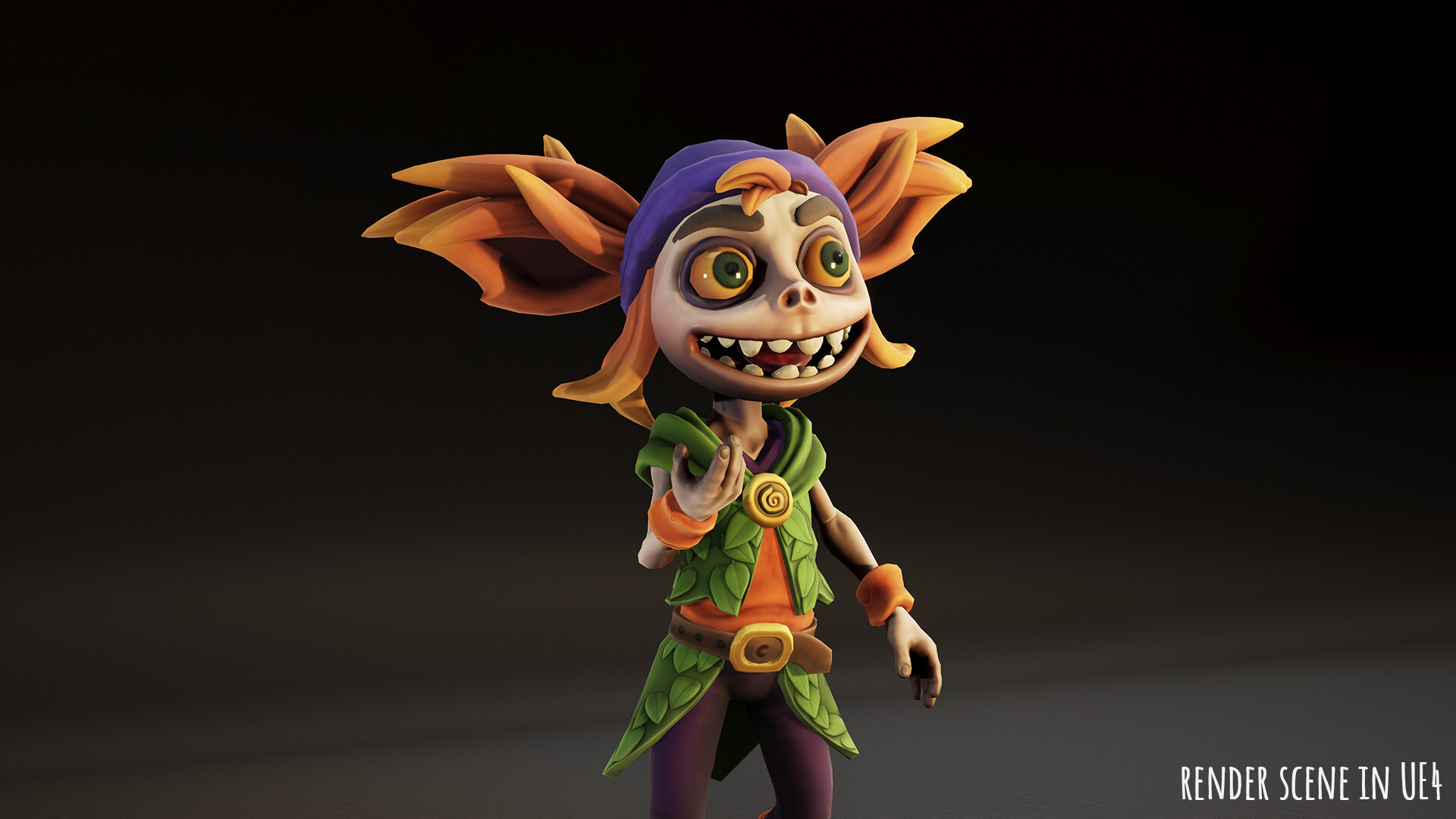 Stylized Forest Spirit 1 - 3D Model by ppplux8