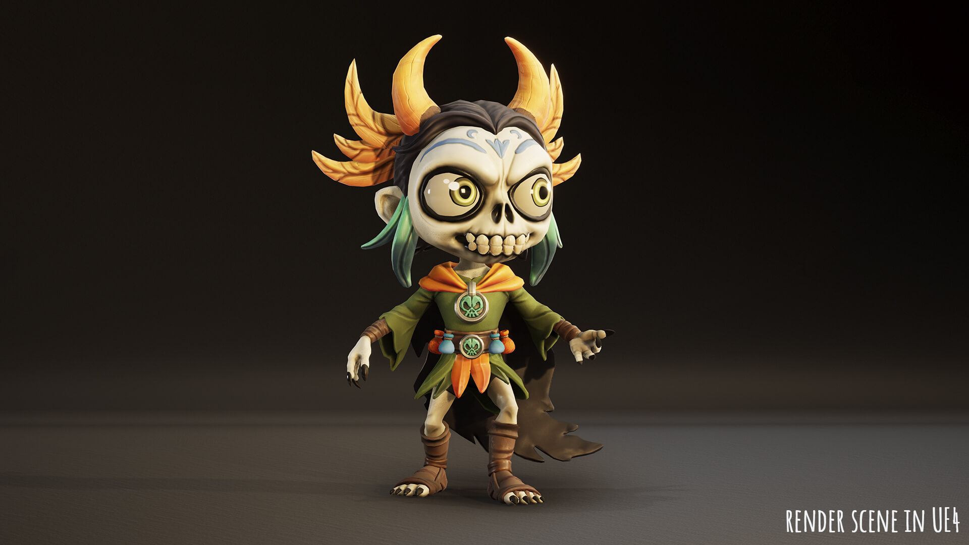 Stylized Forest Spirit 3 - 3D Model by ppplux8
