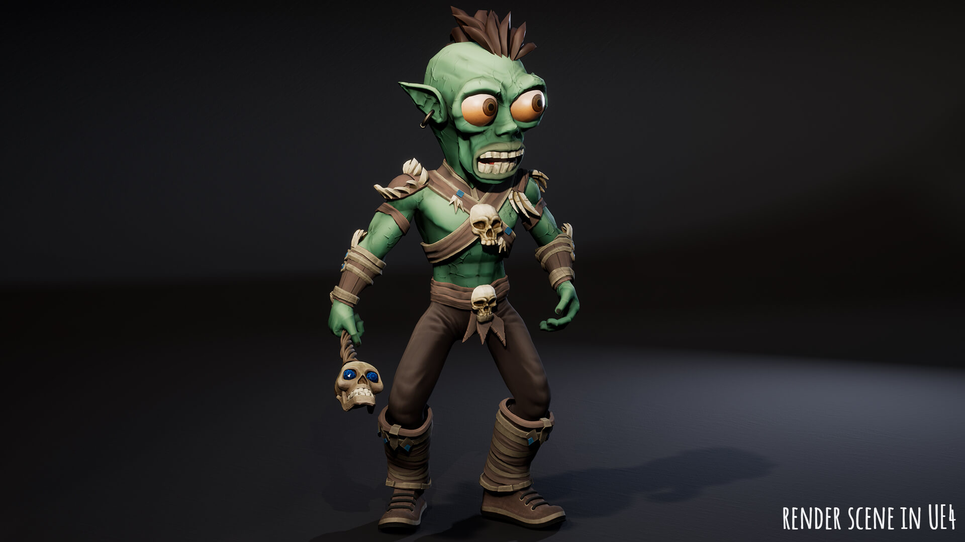 Stylized Male Zombie 2 - 3D Model by ppplux8
