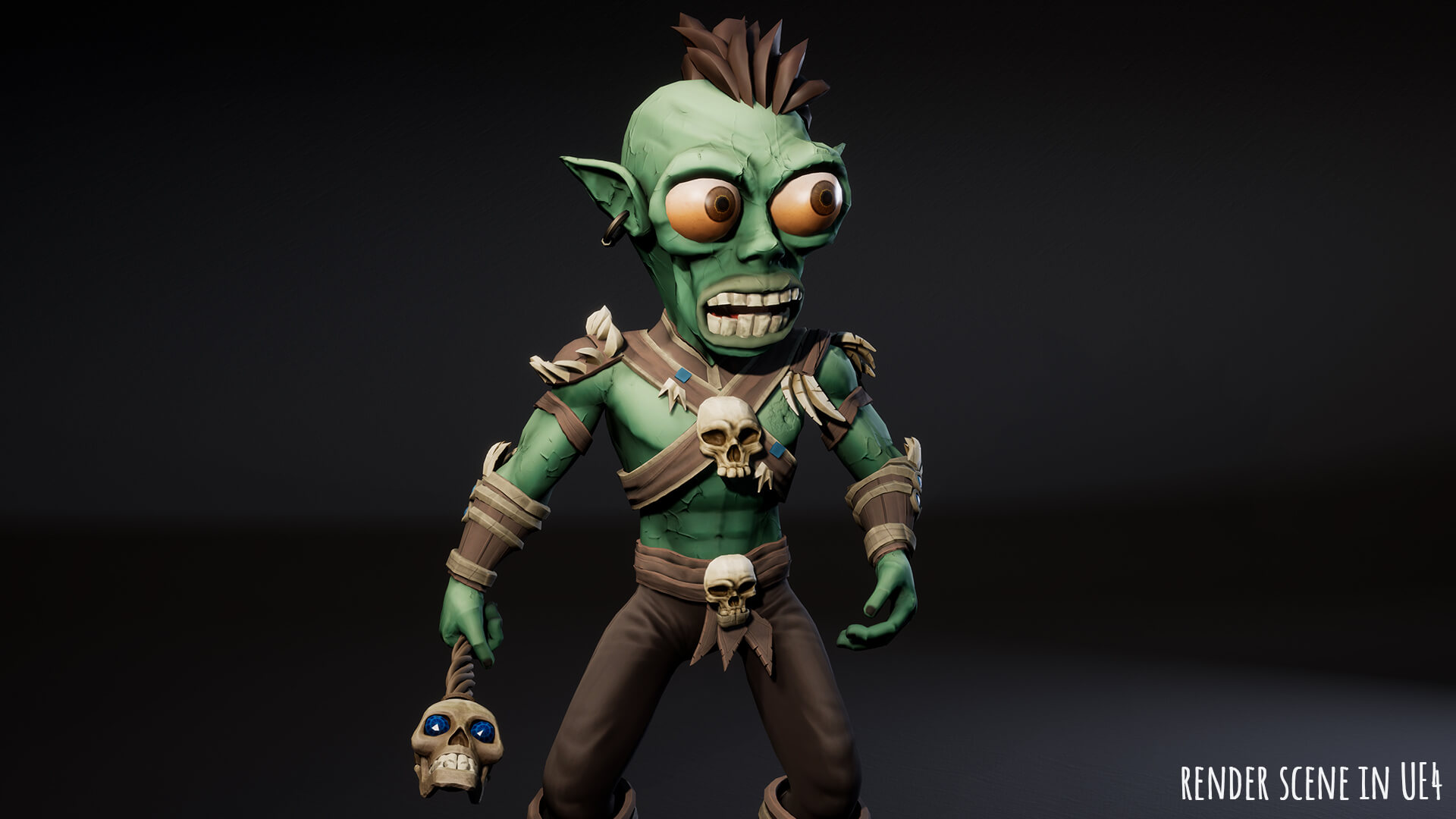 Stylized Male Zombie 2 - 3D Model by ppplux8