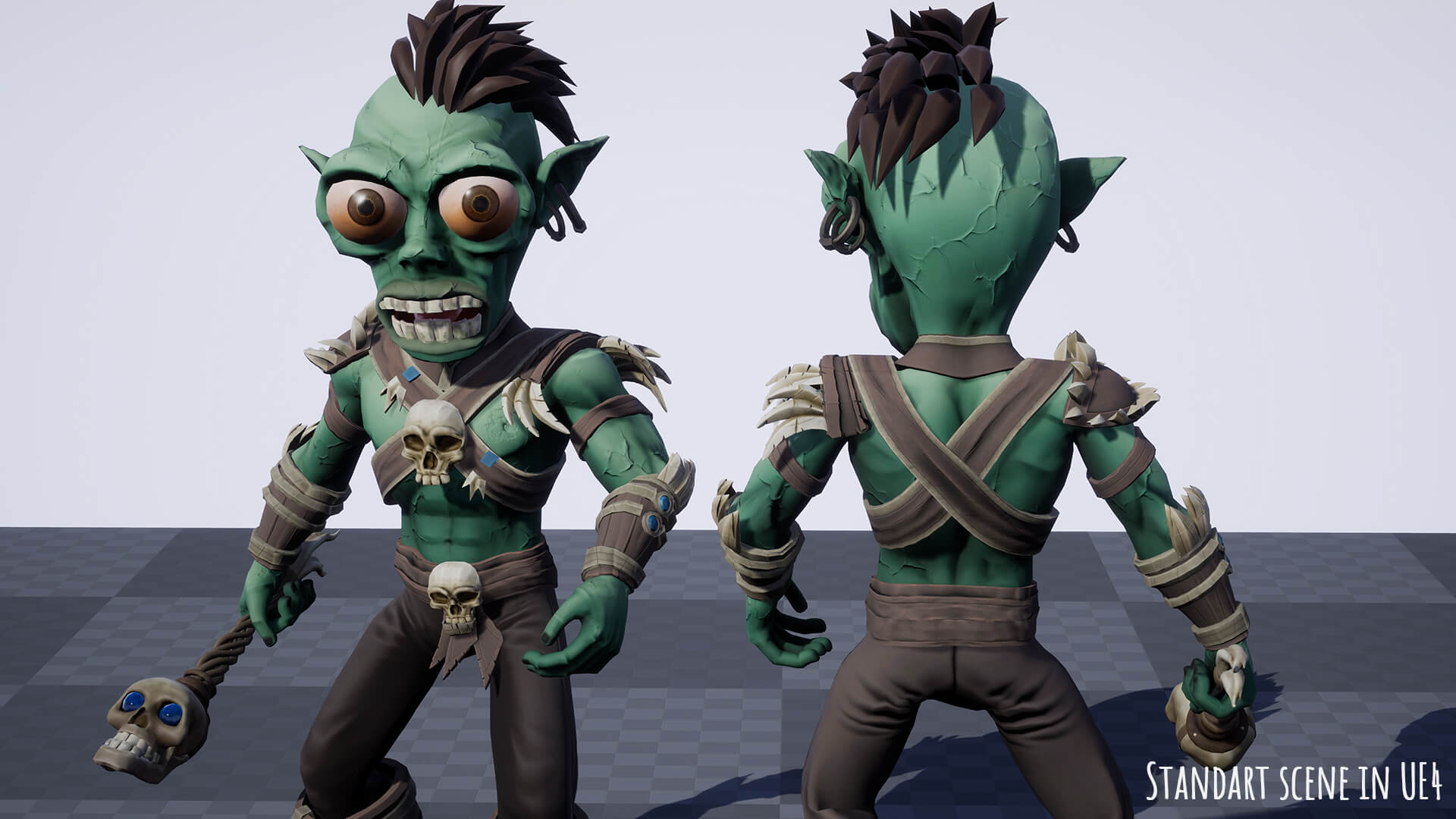 Stylized Male Zombie 2 - 3D Model by ppplux8