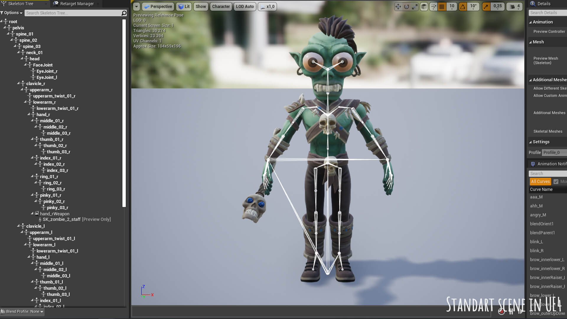 Stylized Male Zombie 2 - 3D Model by ppplux8