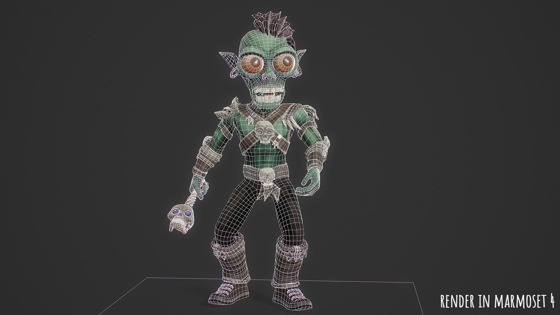 Stylized Male Zombie 2 - 3D Model by ppplux8