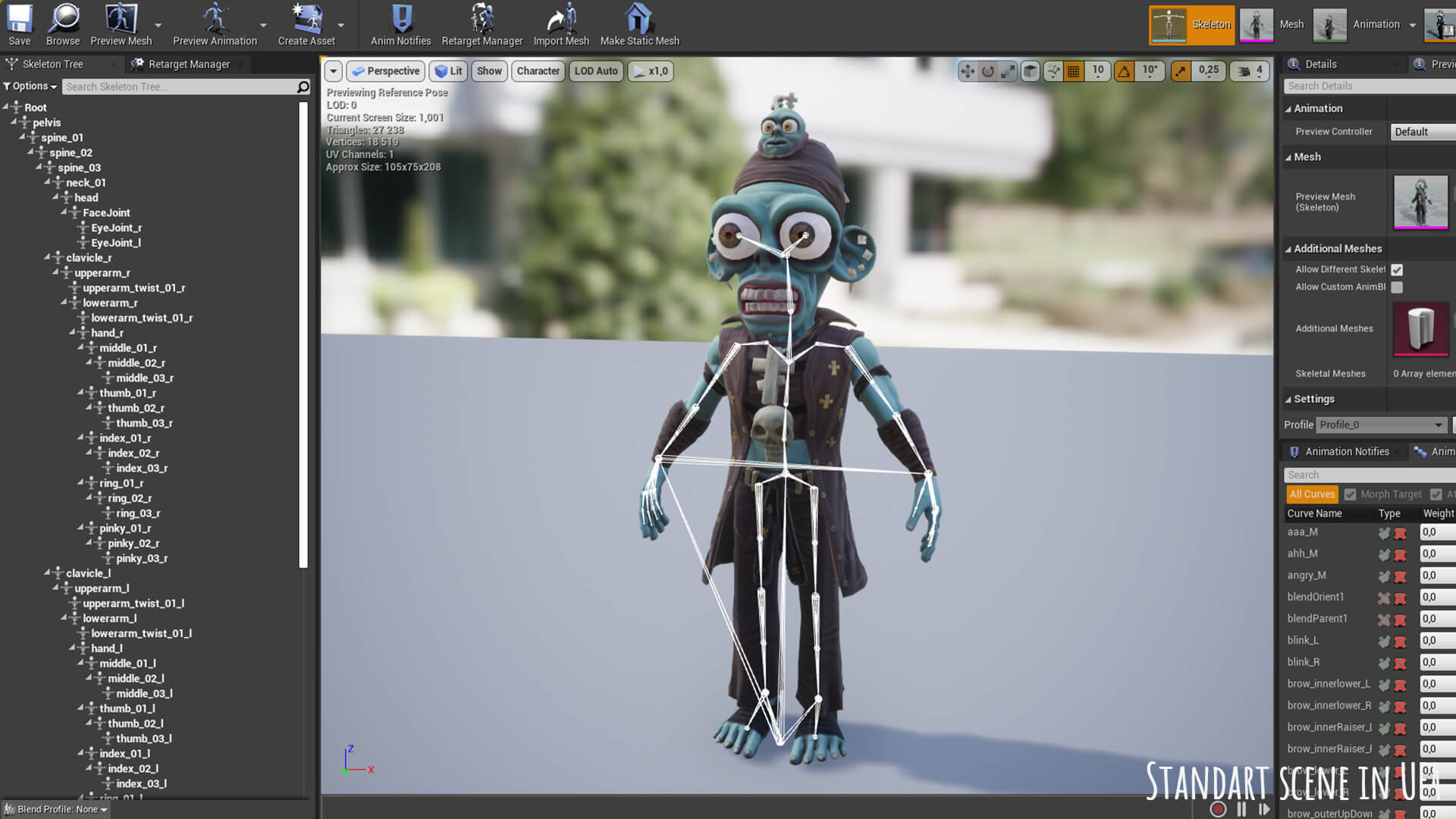 Stylized Male Zombie 3 - 3D Model by ppplux8