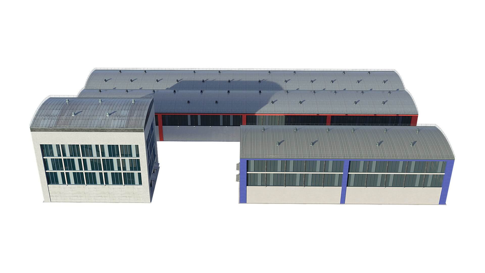 Industrial Buildings Model Pack by PPro