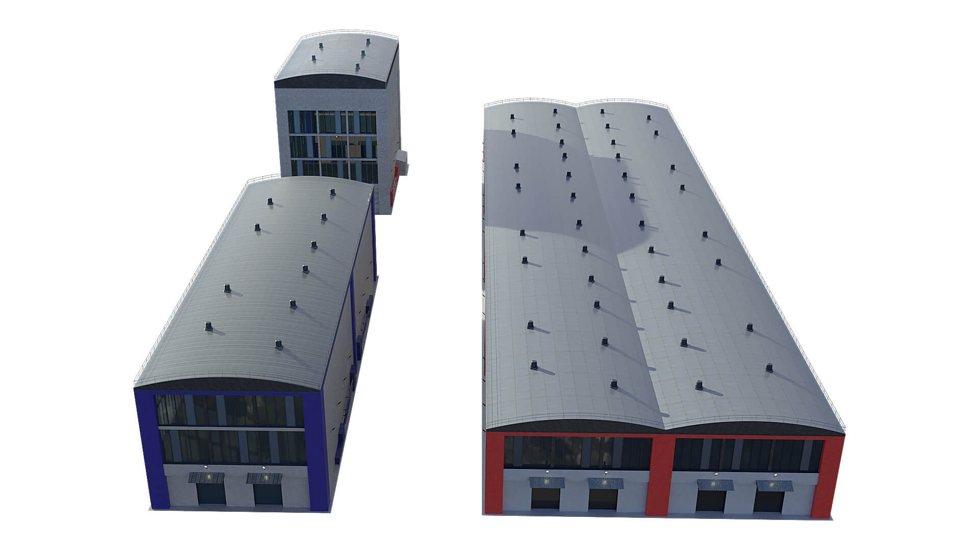 Industrial Buildings Model Pack by PPro