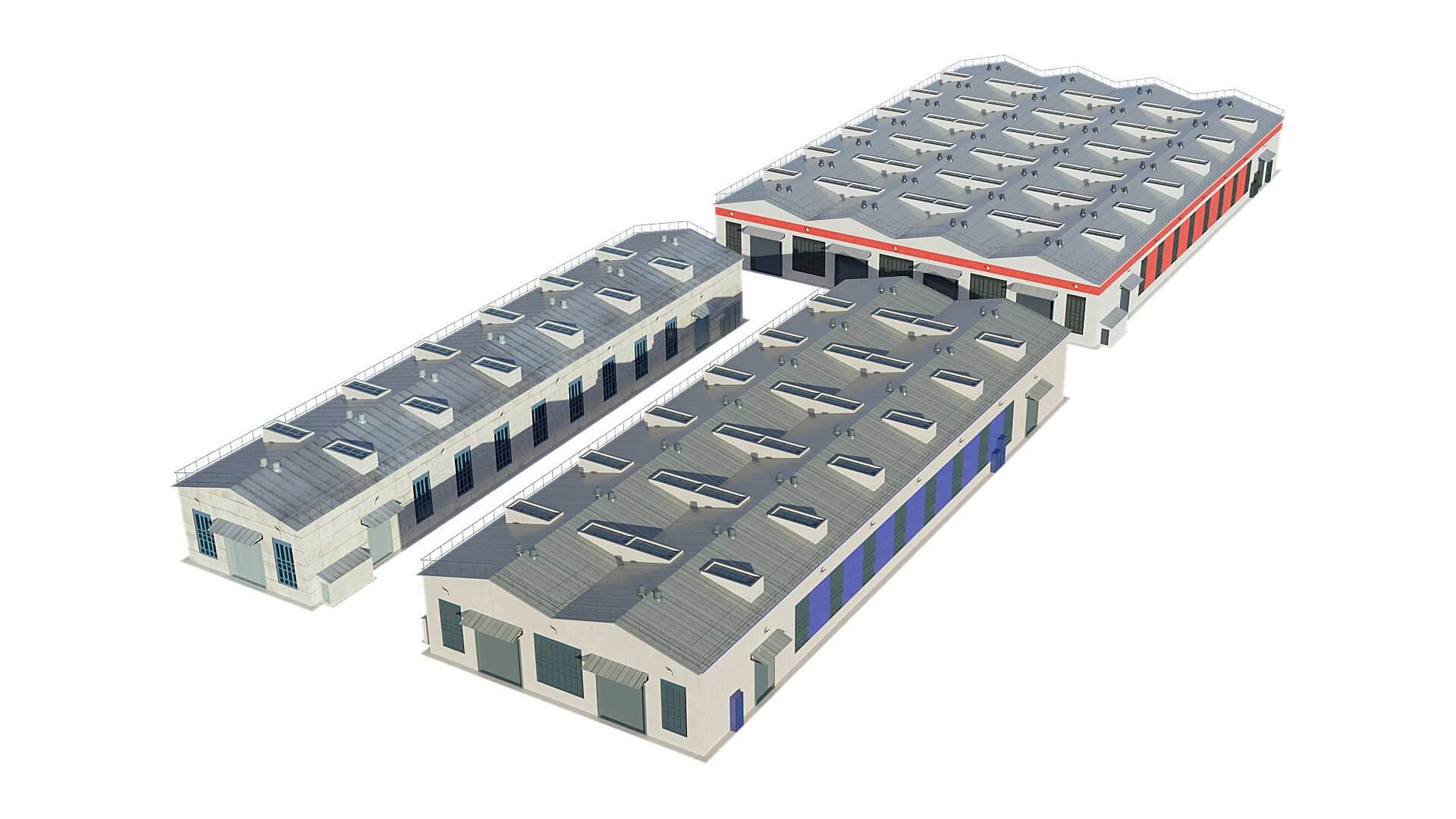 Industrial Buildings Model Pack by PPro