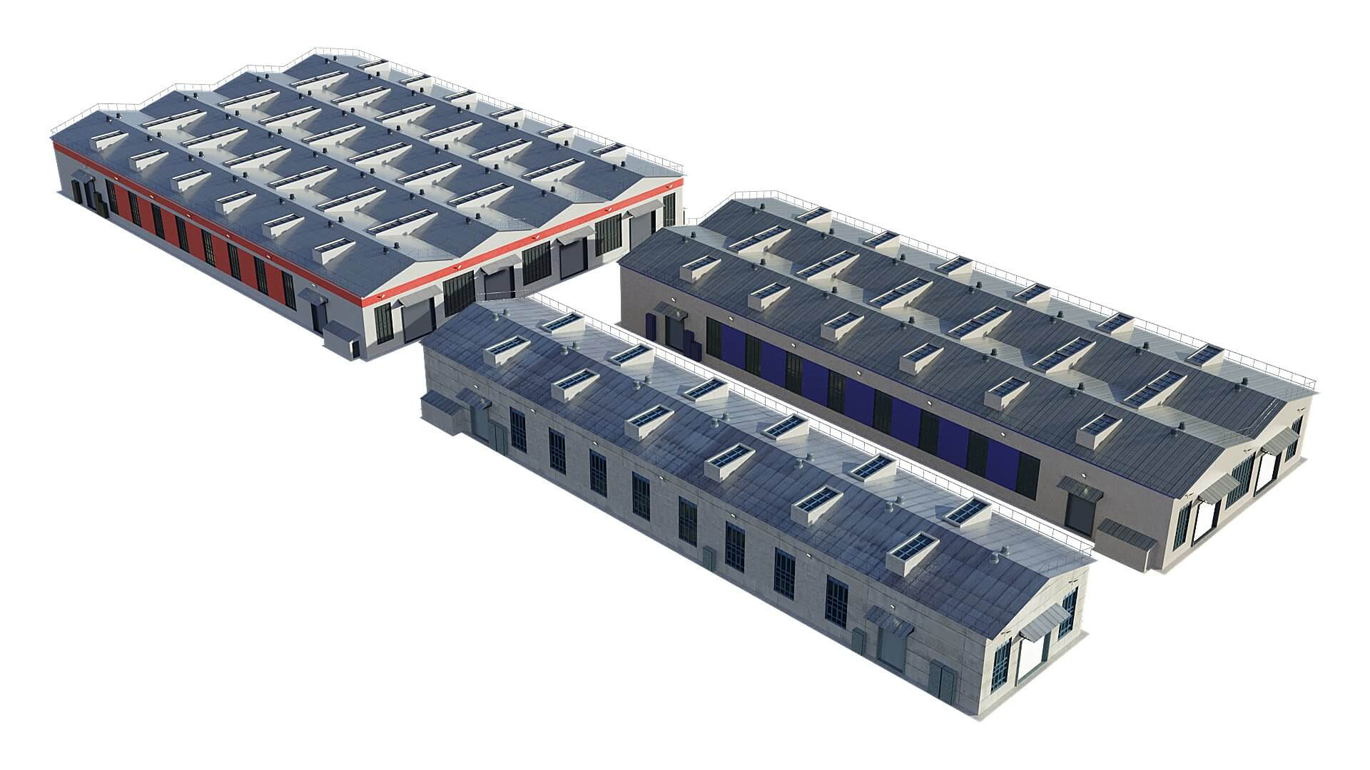 Industrial Buildings Model Pack by PPro