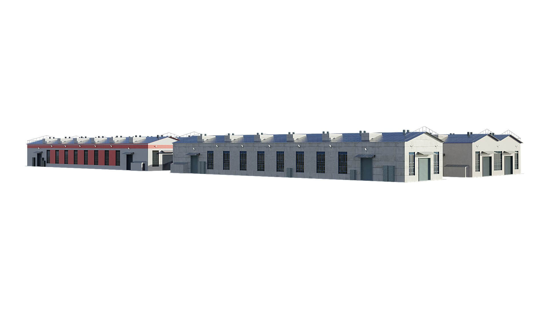 Industrial Buildings Model Pack by PPro
