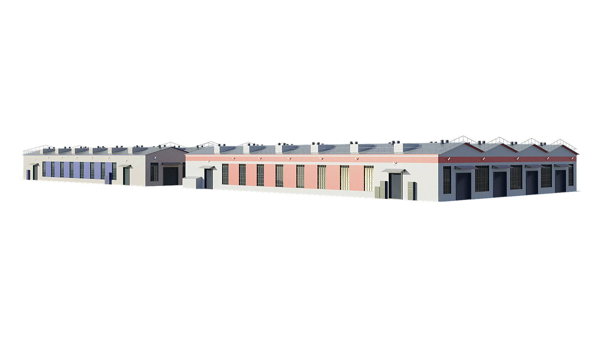 Industrial Buildings Model Pack by PPro