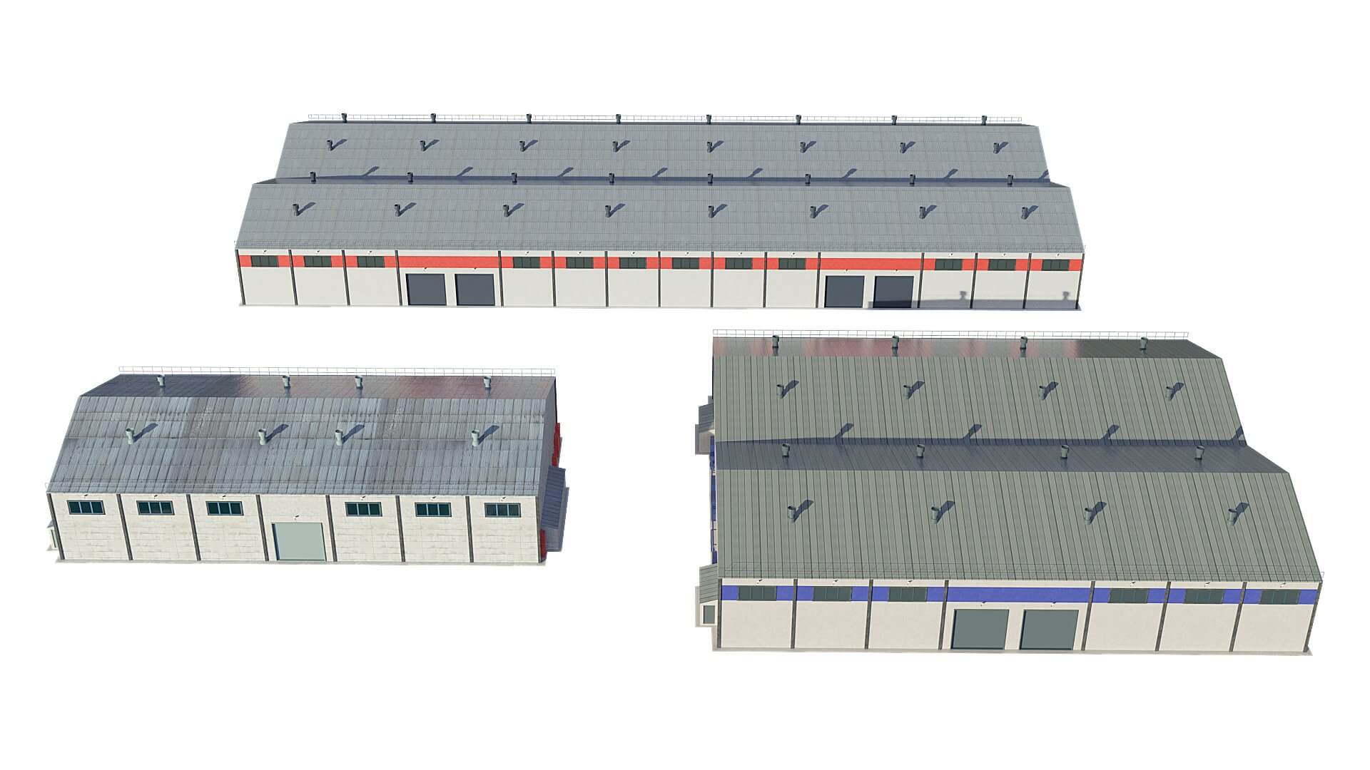 Industrial Buildings Model Pack by PPro