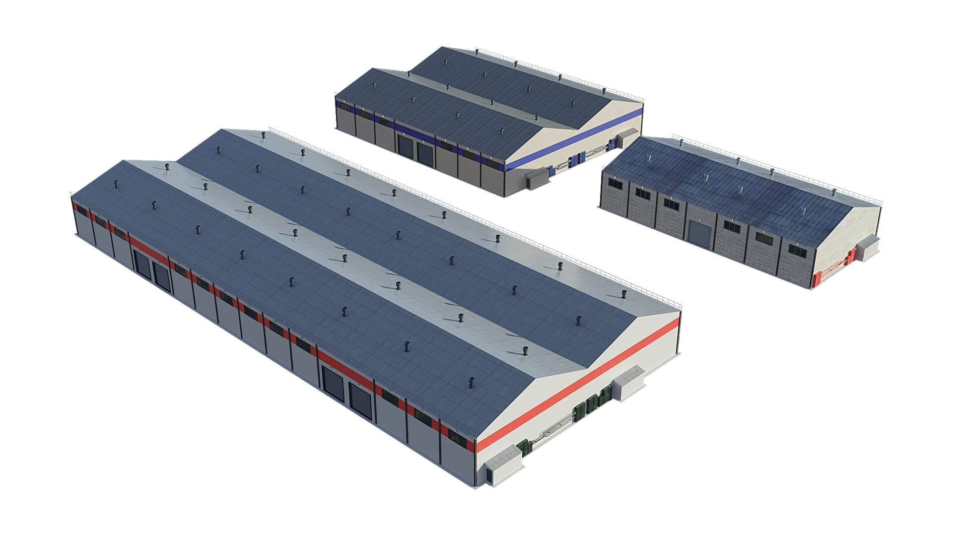 Industrial Buildings Model Pack by PPro