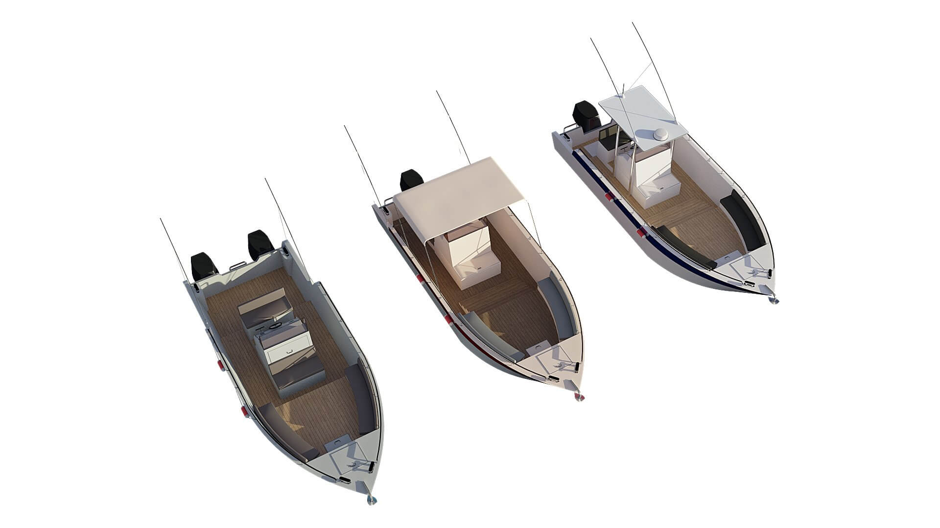 Motorboats - 3D Model by PPro