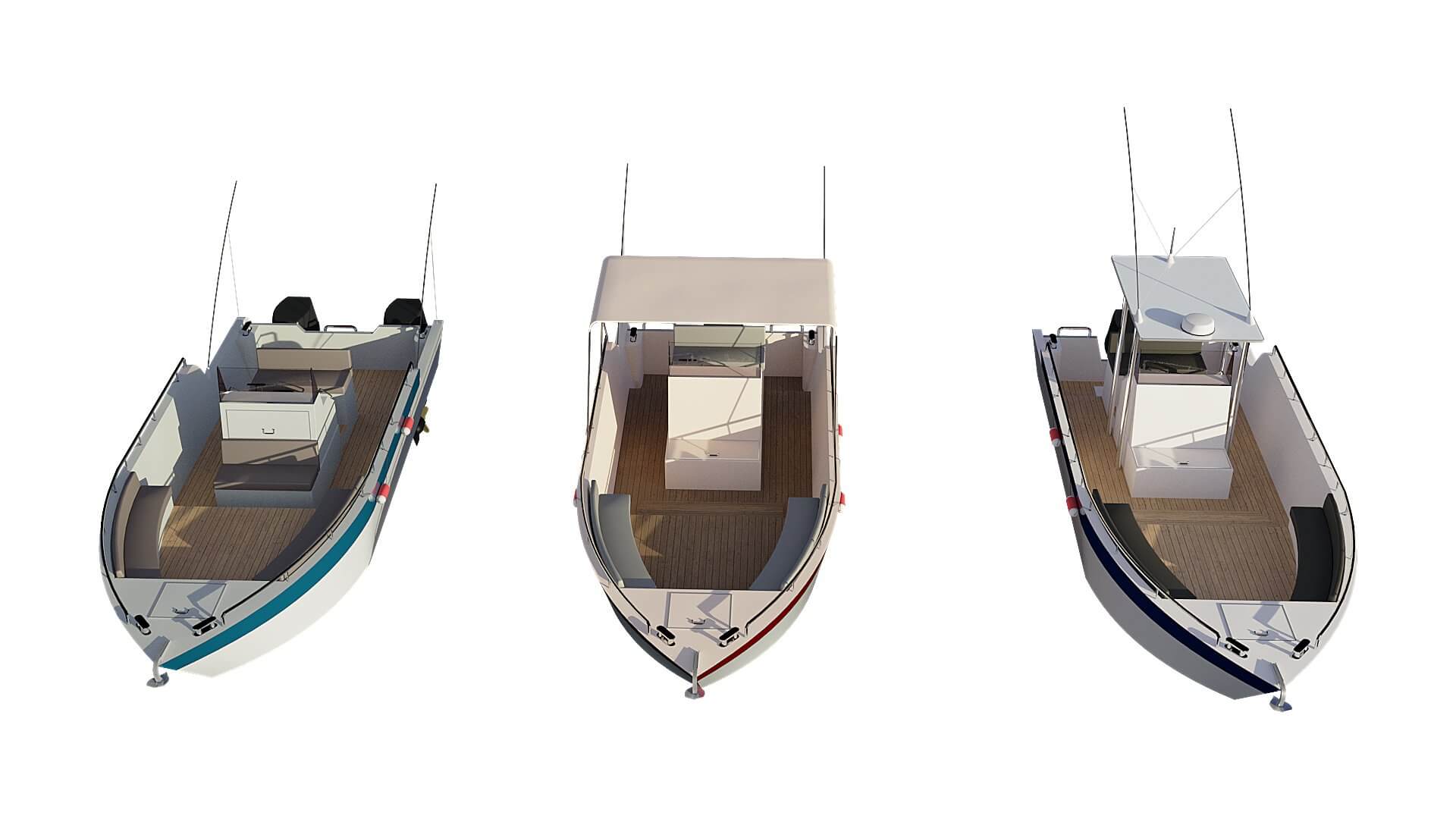 Motorboats - 3D Model by PPro