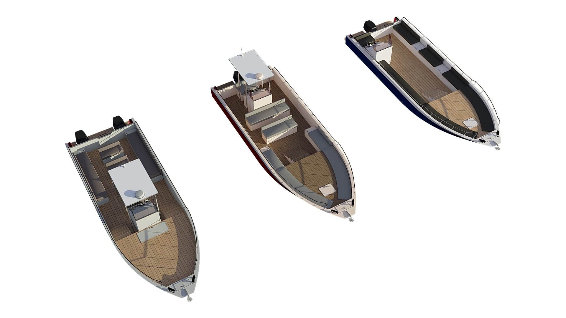 Motorboats - 3D Model by PPro