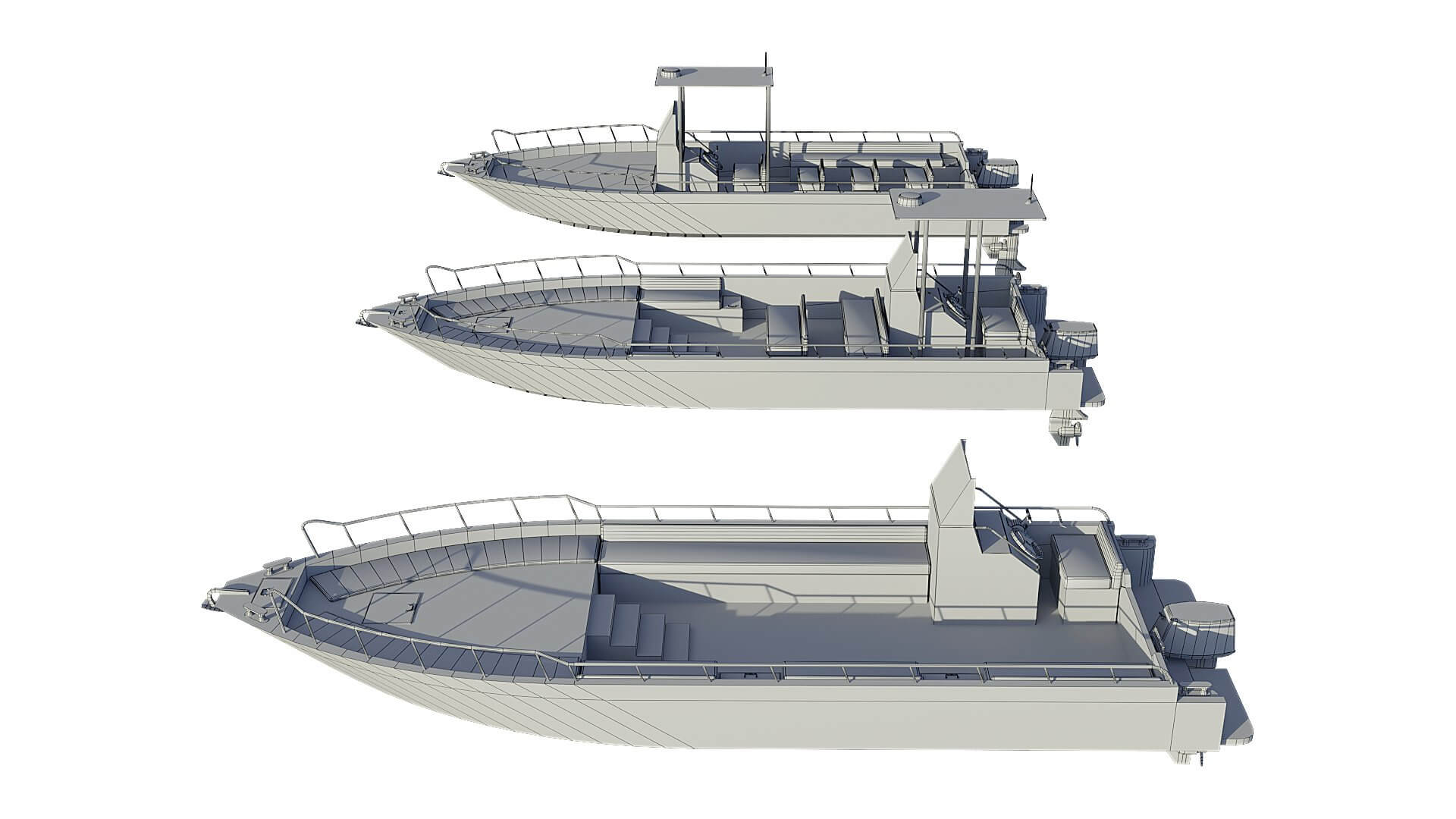 Motorboats - 3D Model by PPro