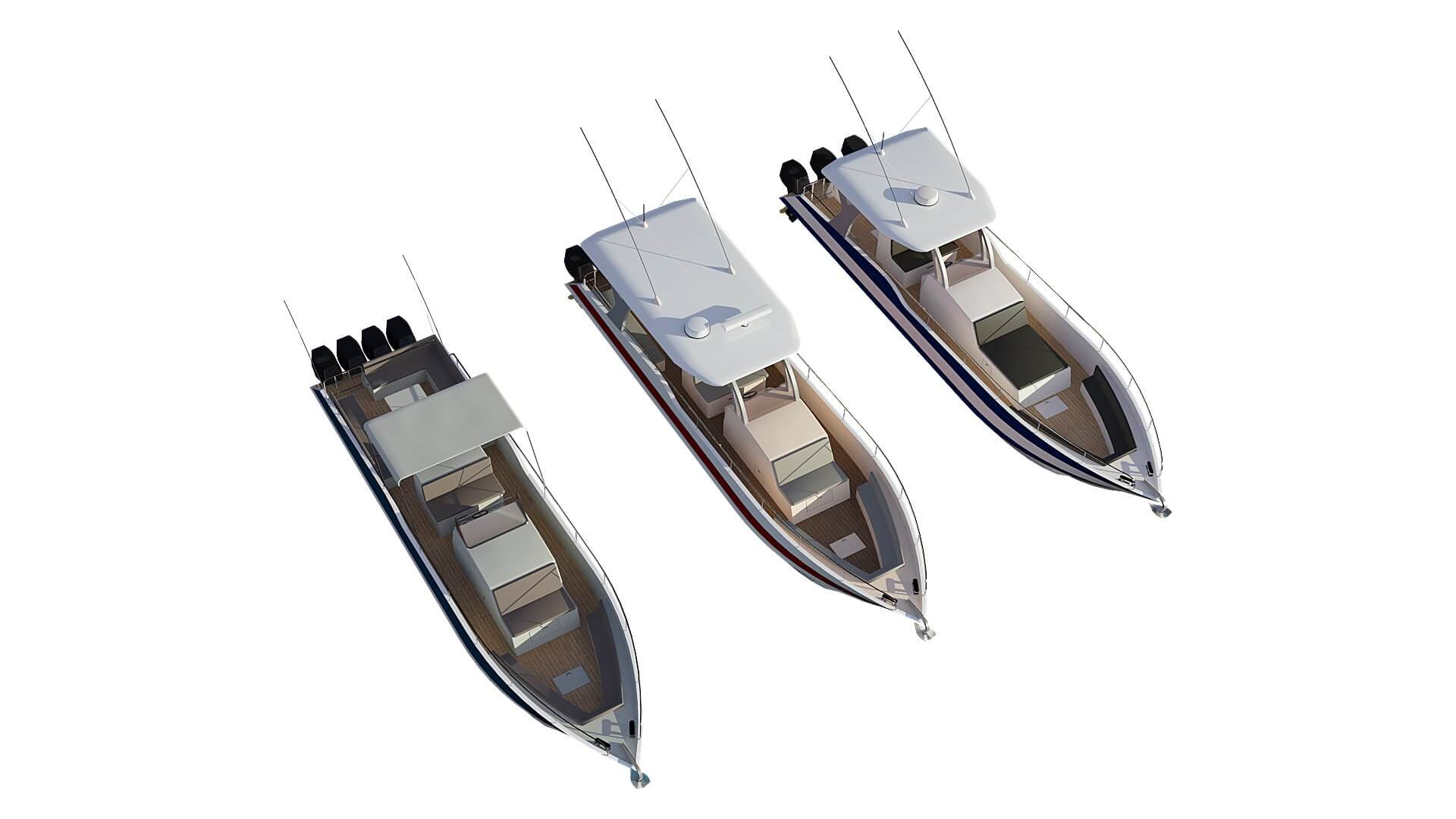 Motorboats - 3D Model by PPro