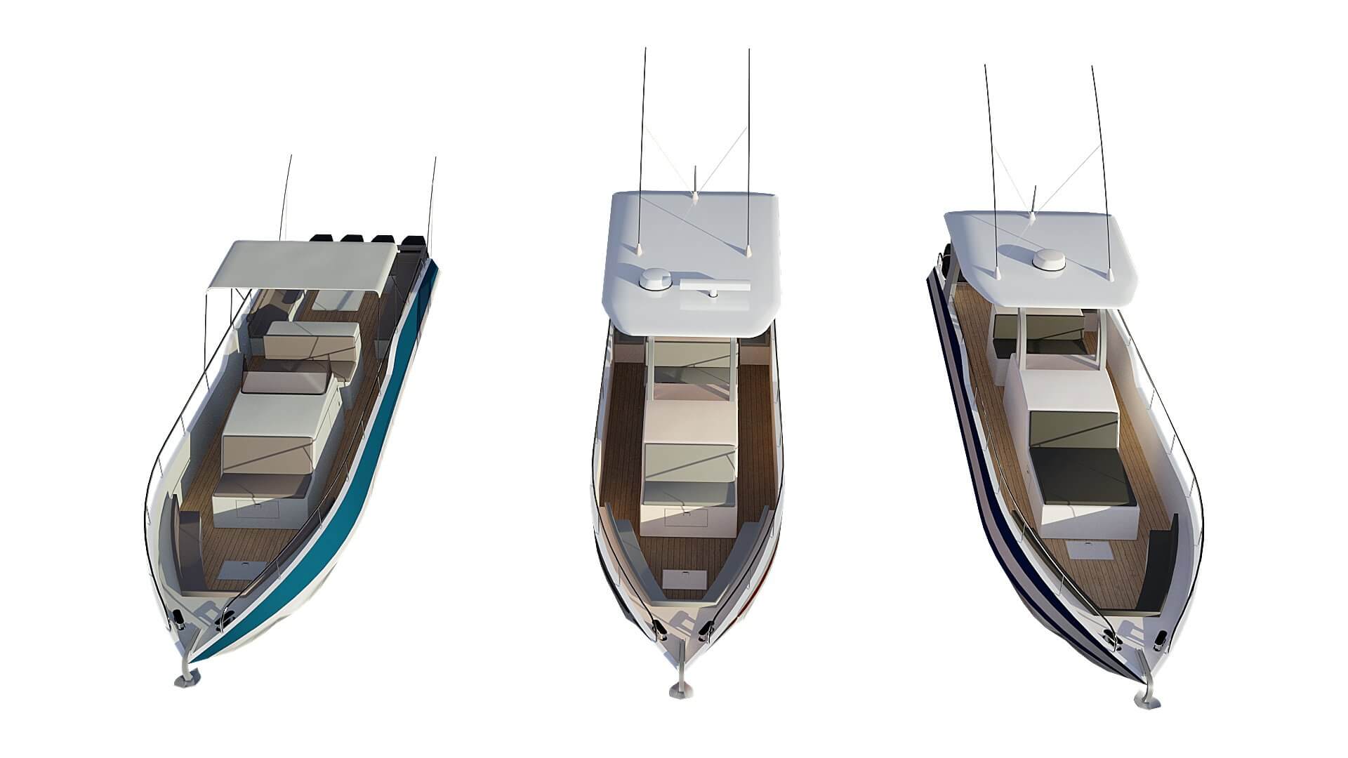 Motorboats - 3D Model by PPro