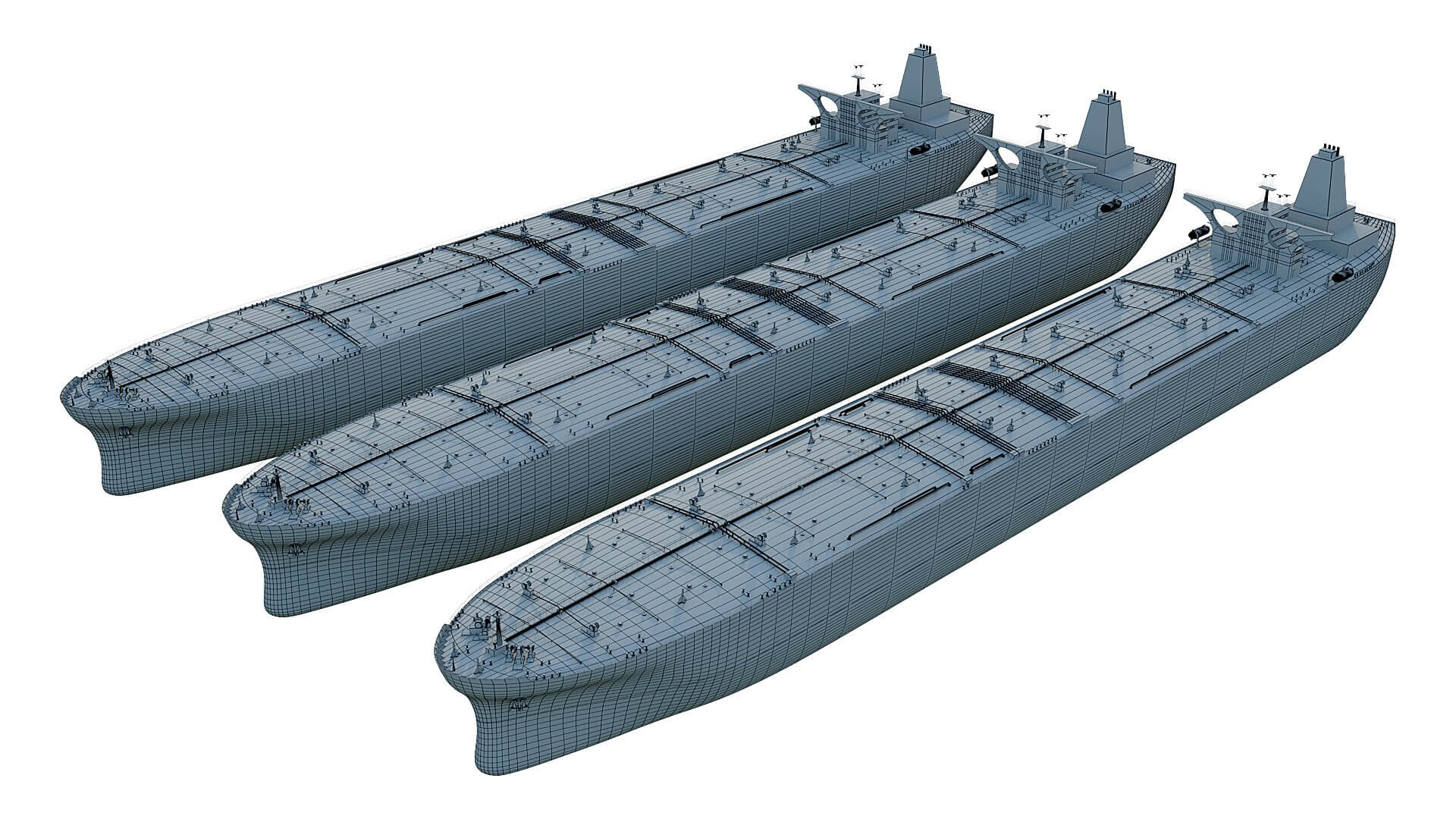 Oil Tanker Ships Collection - 3D Model by PPro