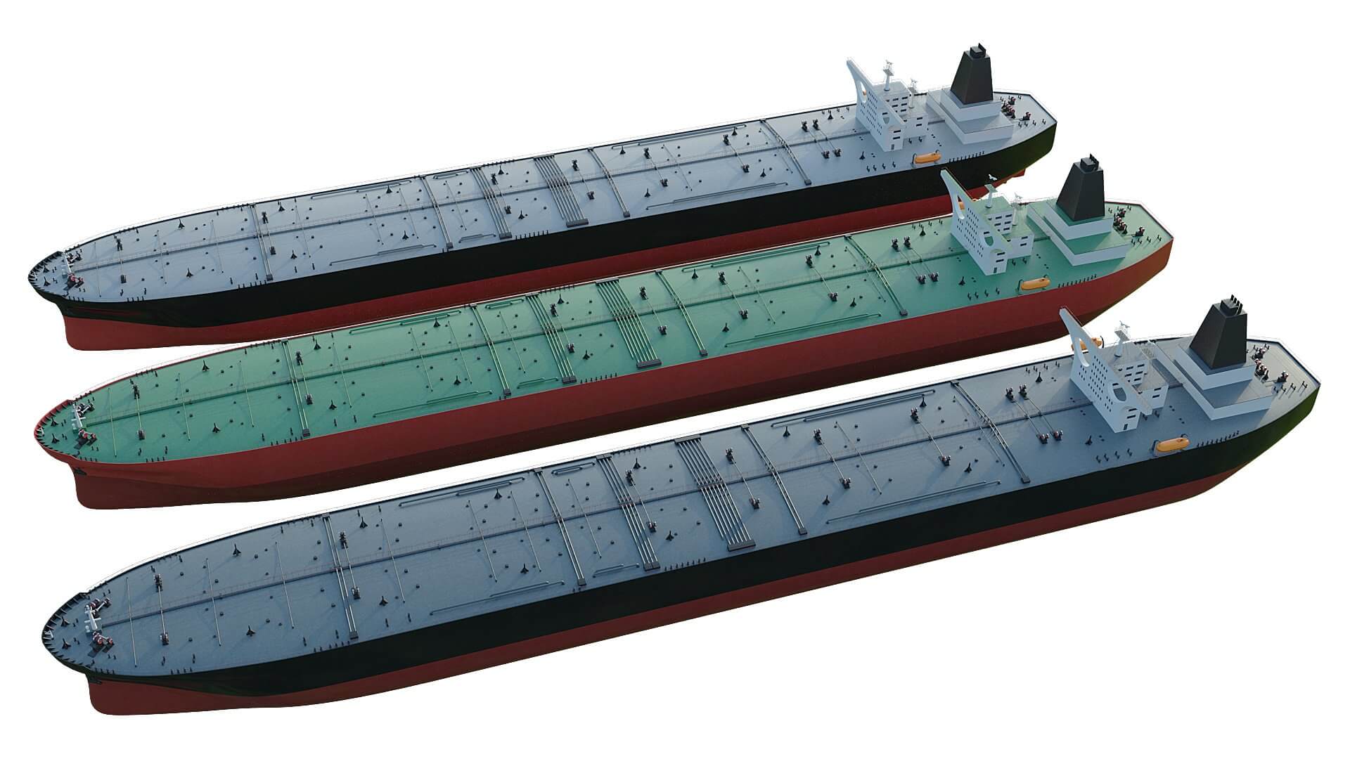 Oil Tanker Ships Collection - 3D Model by PPro