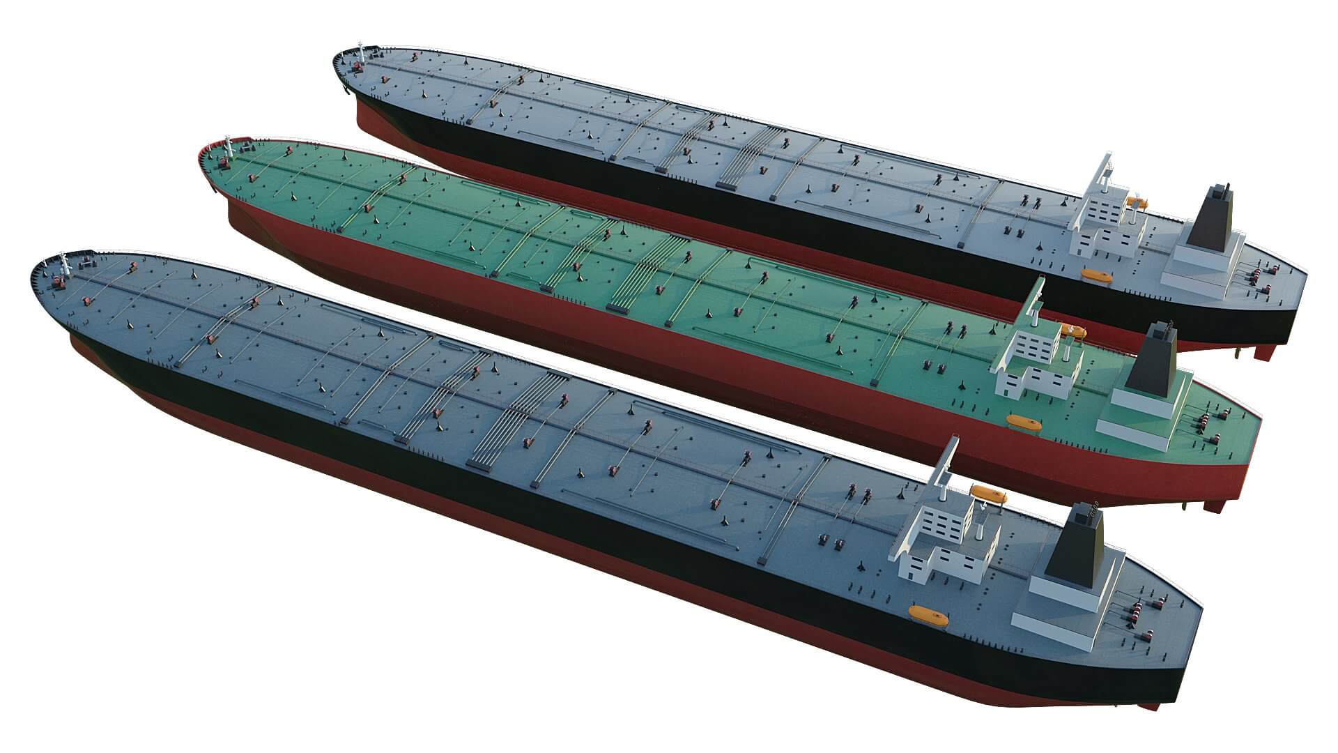 Oil Tanker Ships Collection - 3D Model by PPro