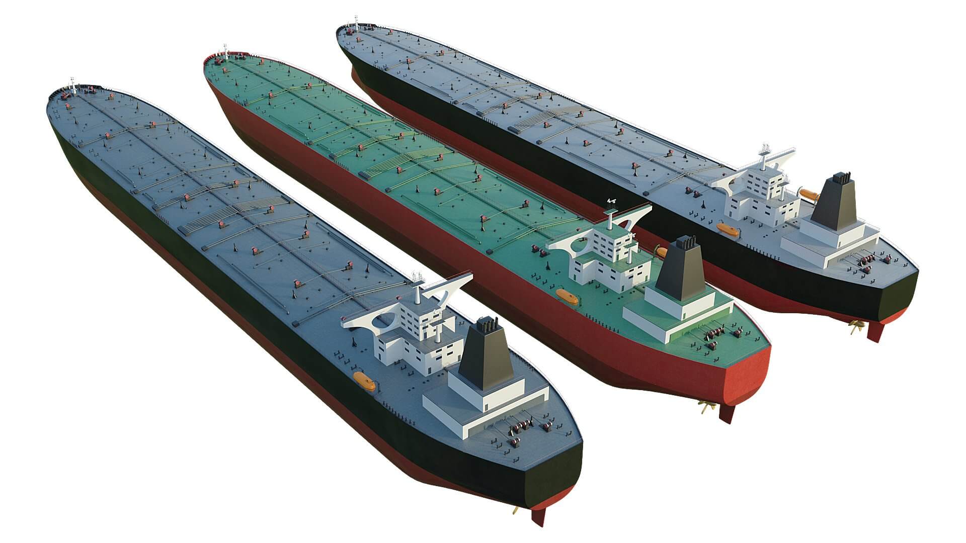 Oil Tanker Ships Collection - 3D Model by PPro
