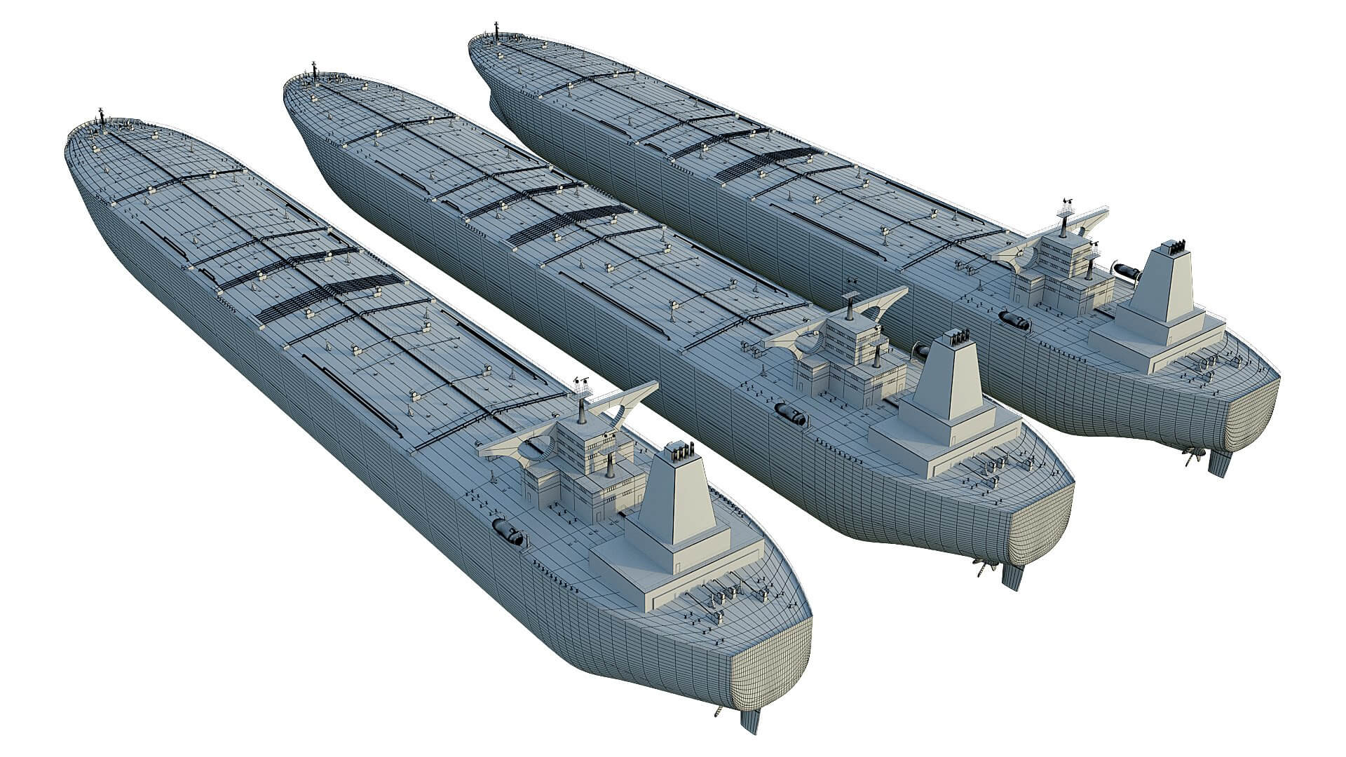 Oil Tanker Ships Collection - 3D Model by PPro