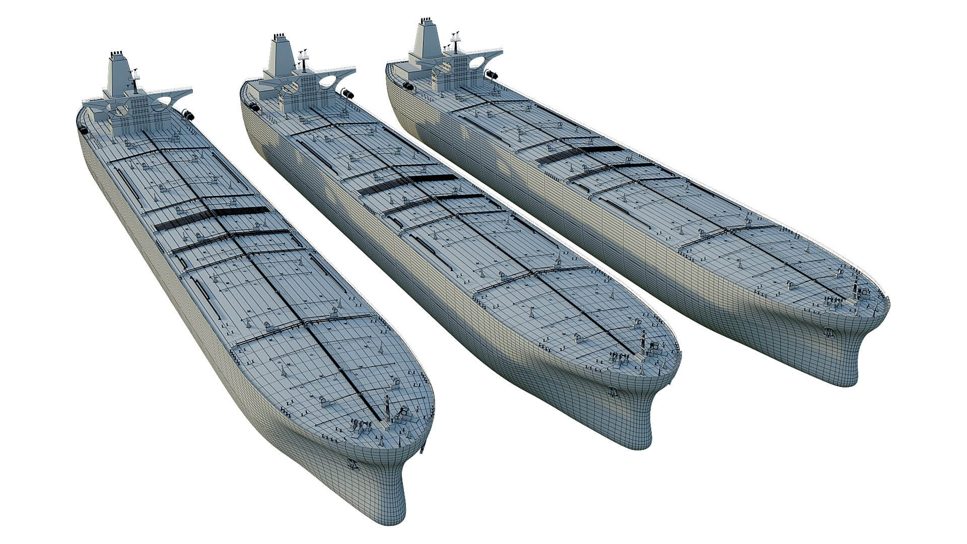 Oil Tanker Ships Collection - 3D Model by PPro