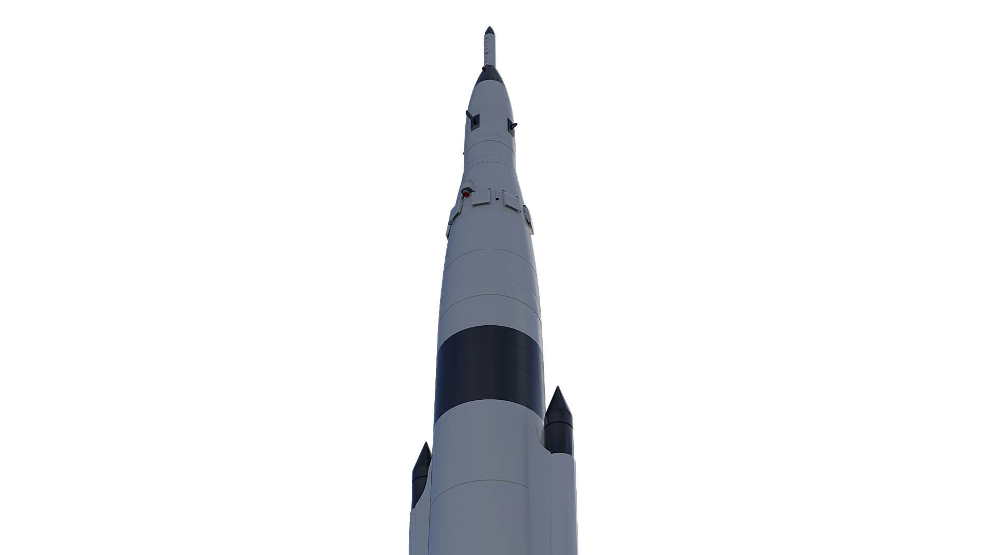 R-2A Scientifical Rocket 3D Model by PPro