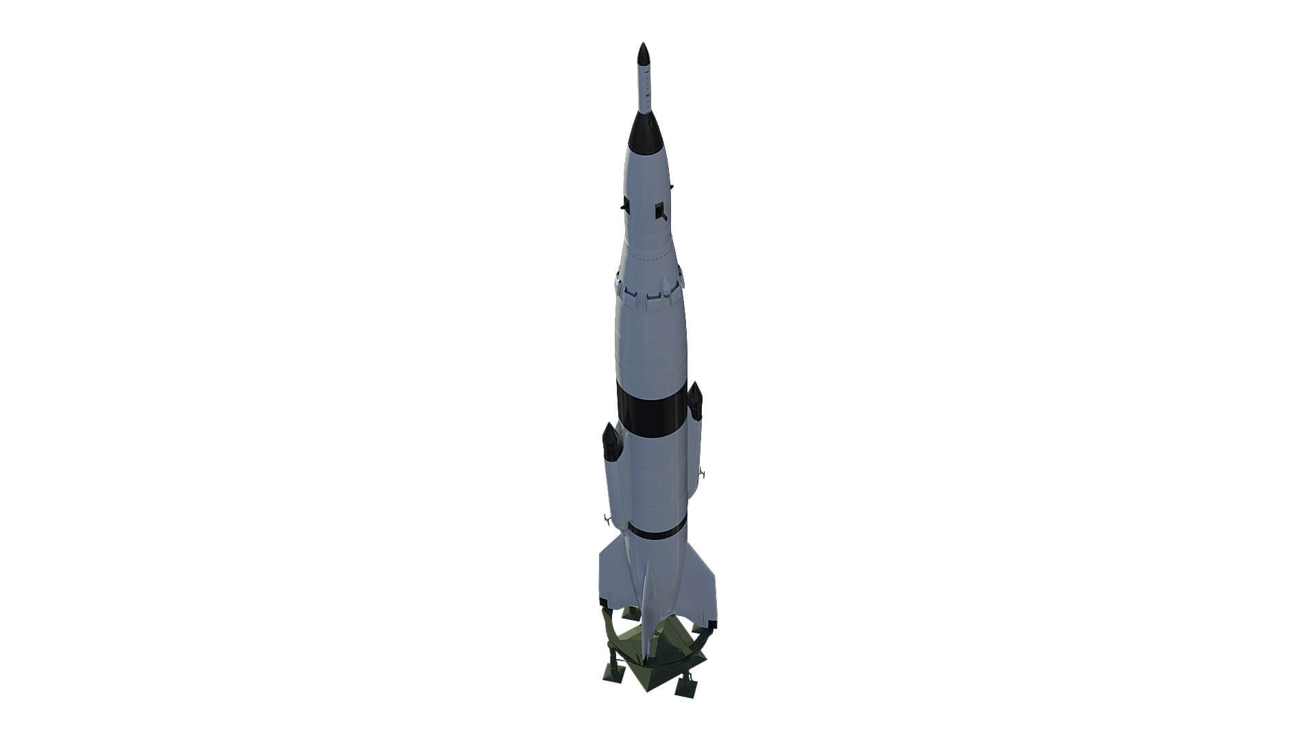 R-2A Scientifical Rocket 3D Model by PPro