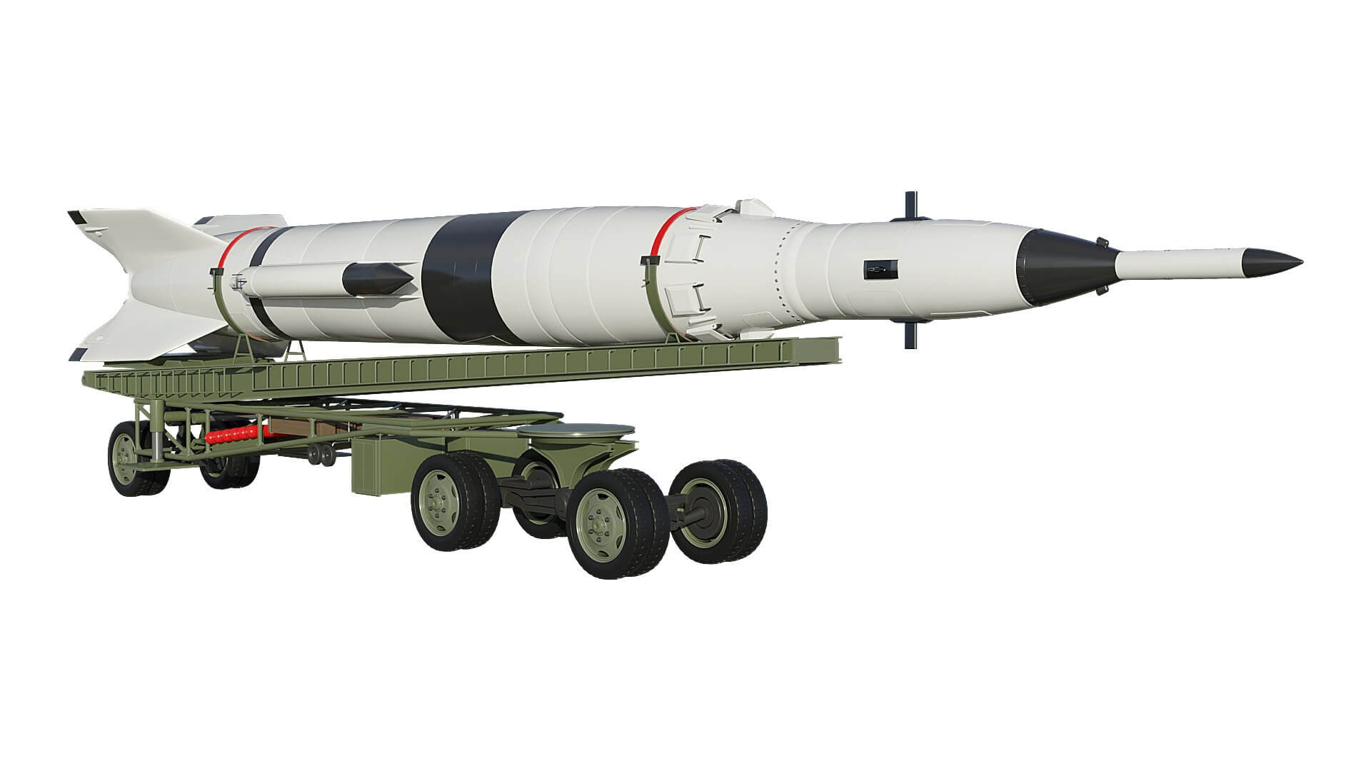 R-2A Scientifical Rocket 3D Model by PPro