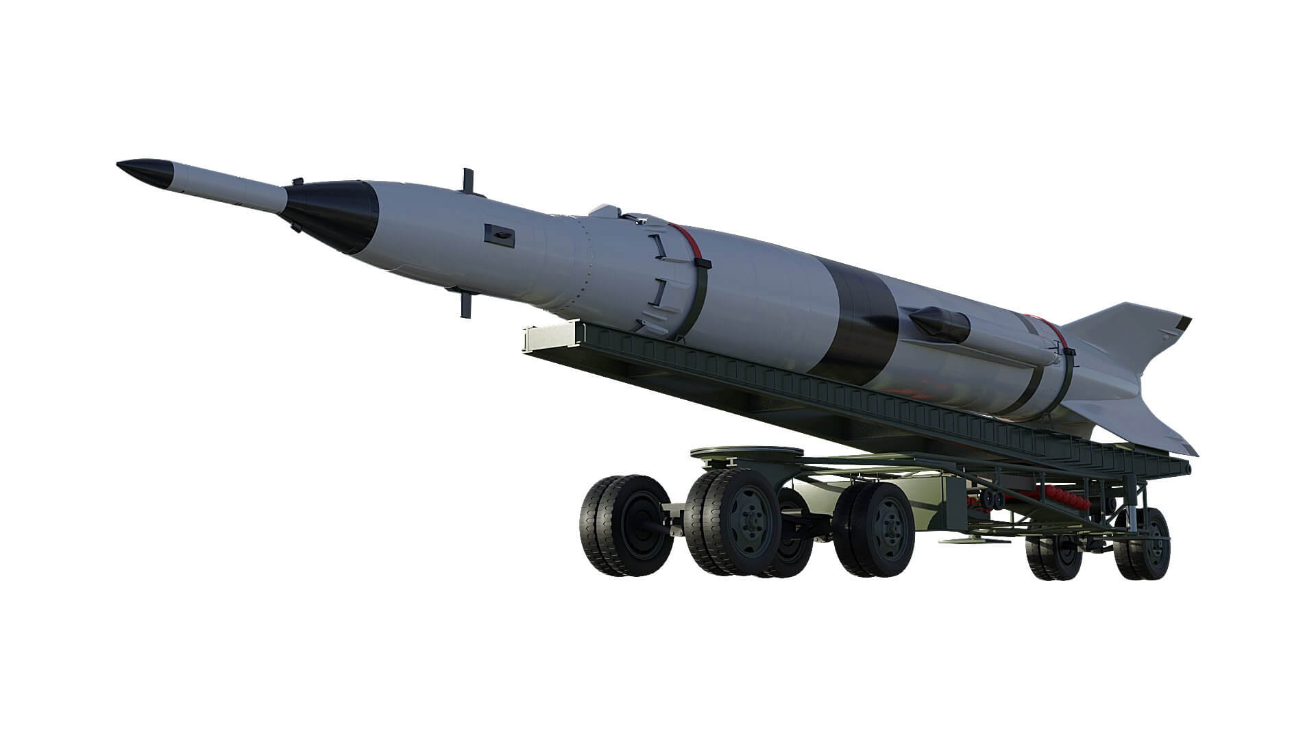 R-2A Scientifical Rocket 3D Model by PPro
