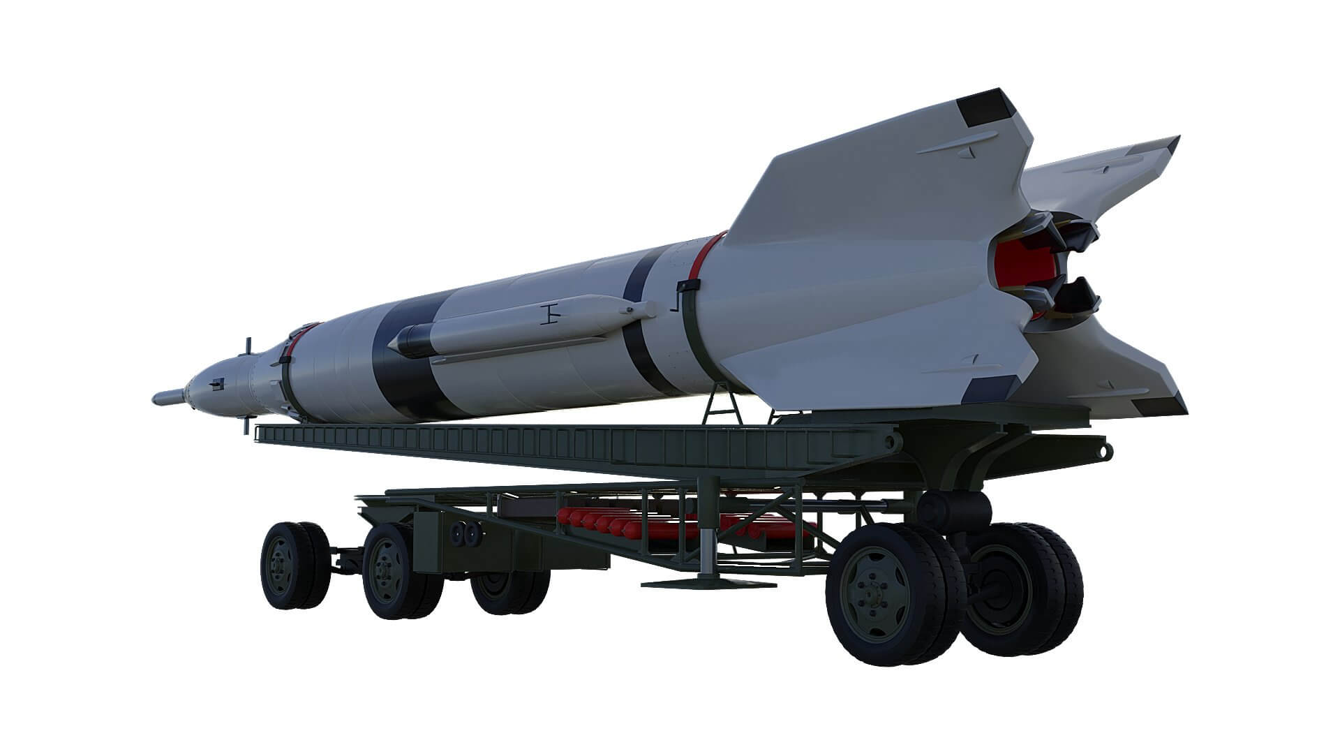 R-2A Scientifical Rocket 3D Model by PPro