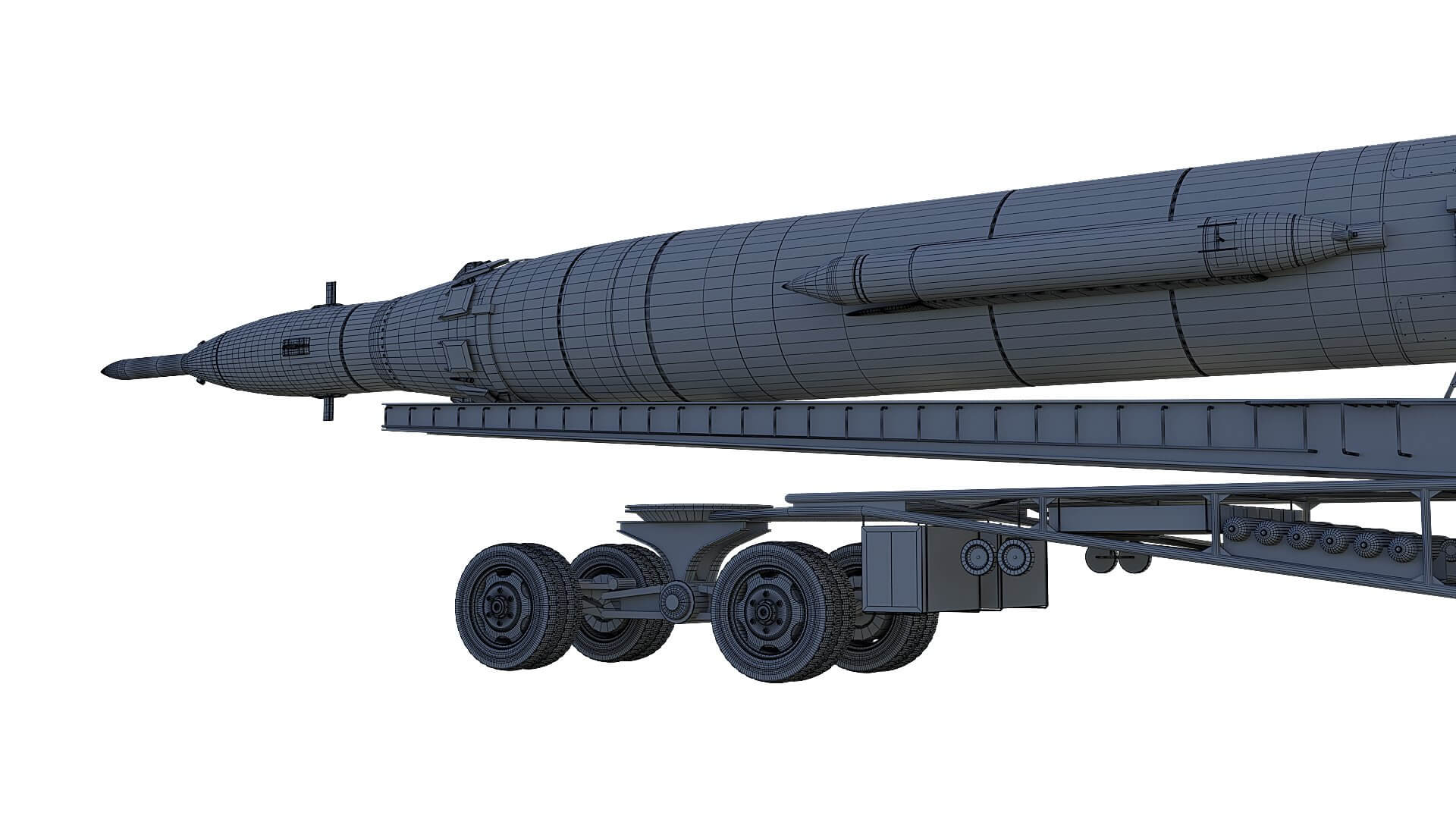 R-2A Scientifical Rocket 3D Model by PPro