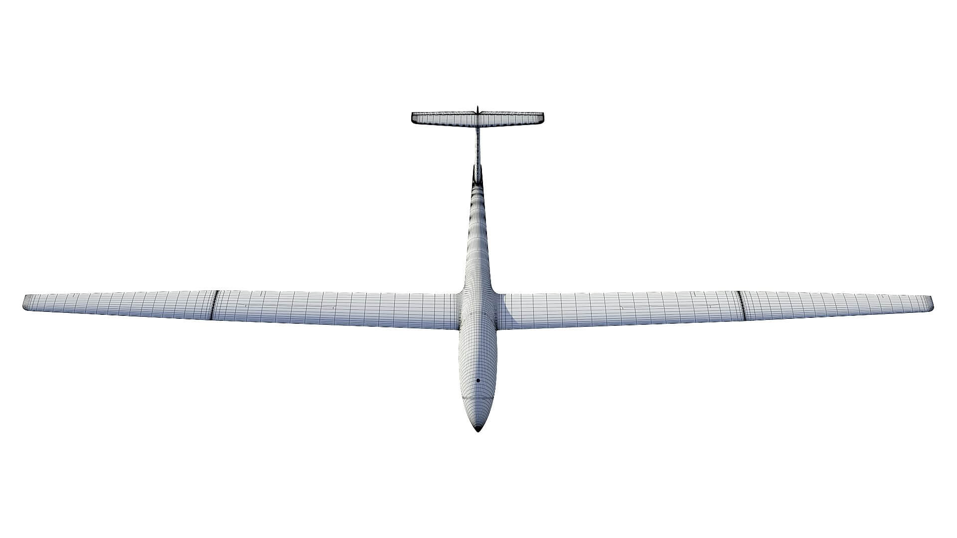 Rolladen-Schneider LS4 Glider 3D Model by PPro