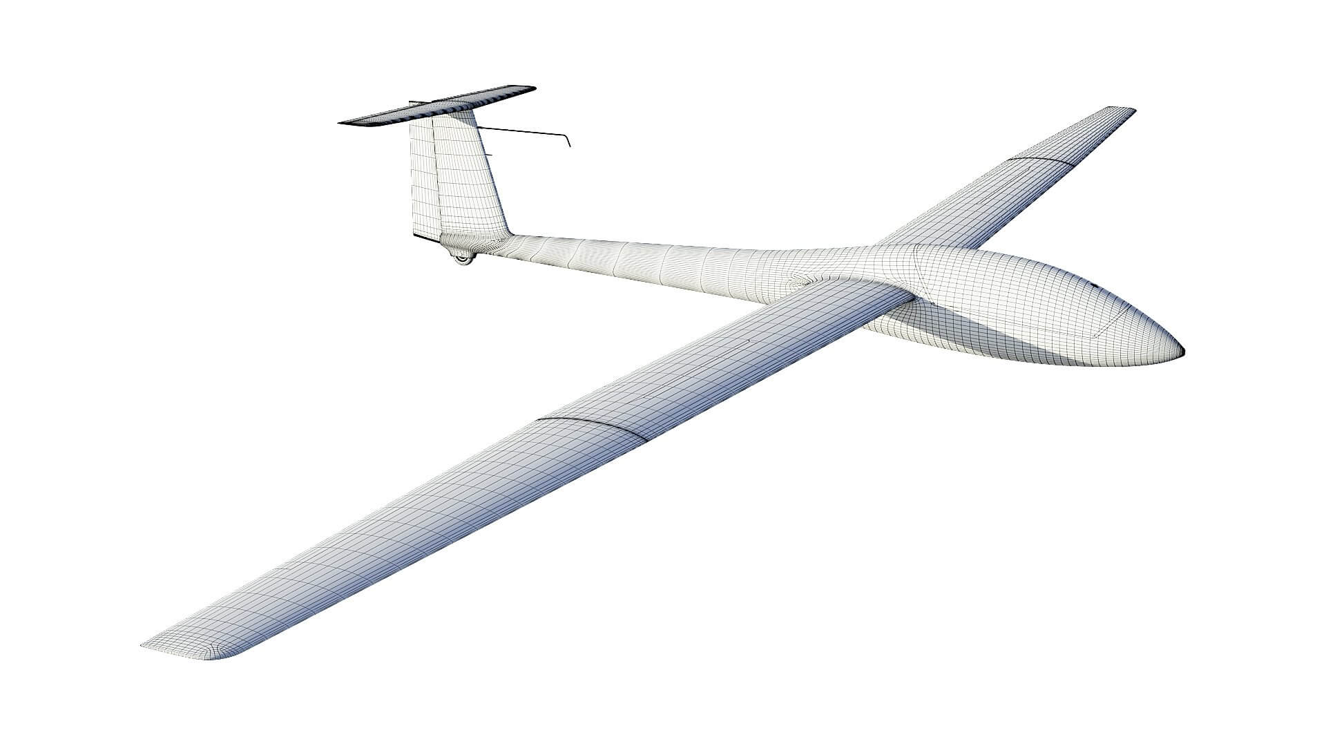 Rolladen-Schneider LS4 Glider 3D Model by PPro