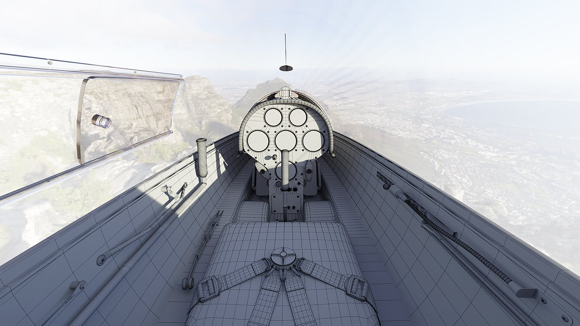 Rolladen-Schneider LS4 Glider 3D Model by PPro