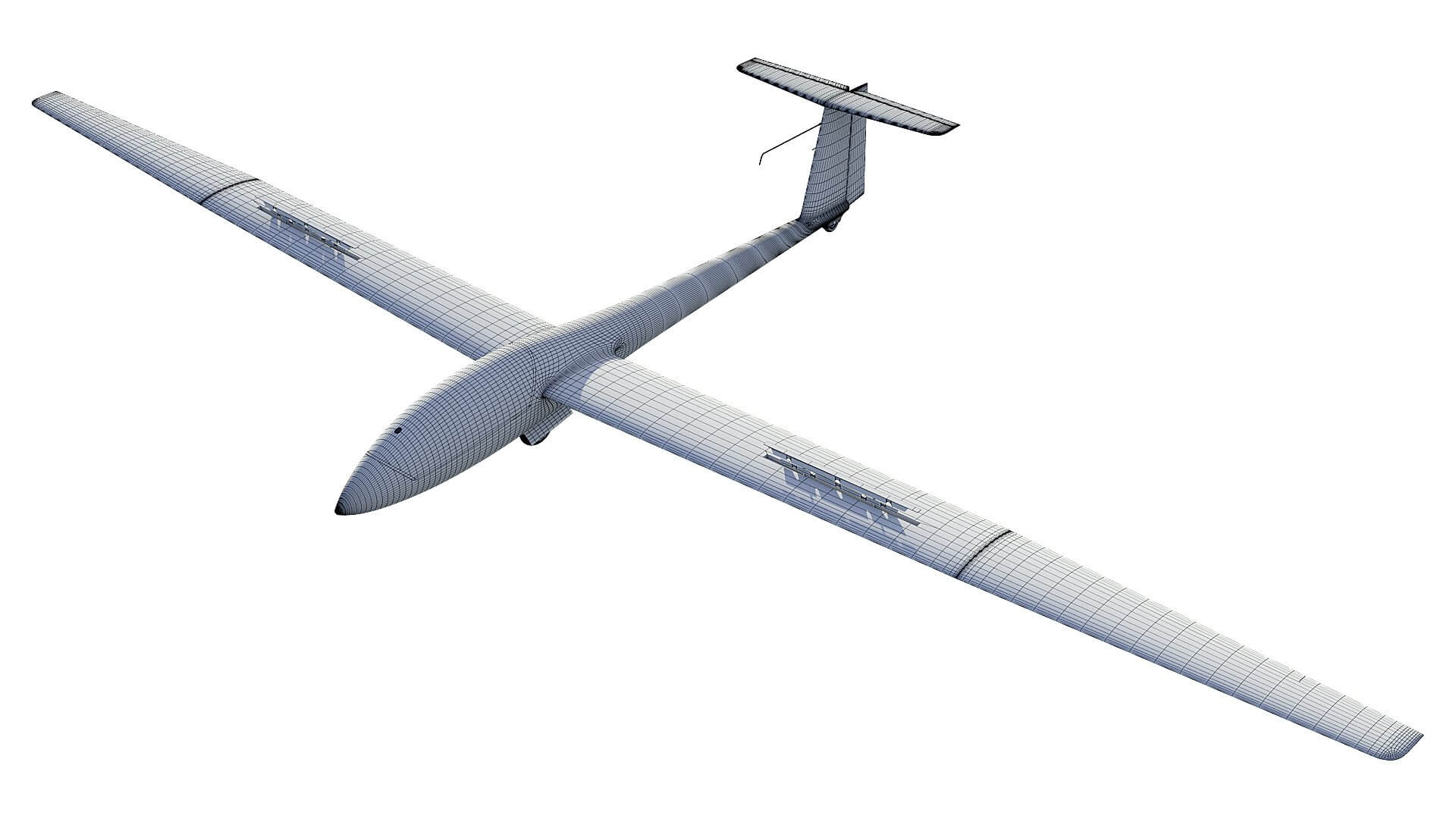 Rolladen-Schneider LS4 Glider 3D Model by PPro