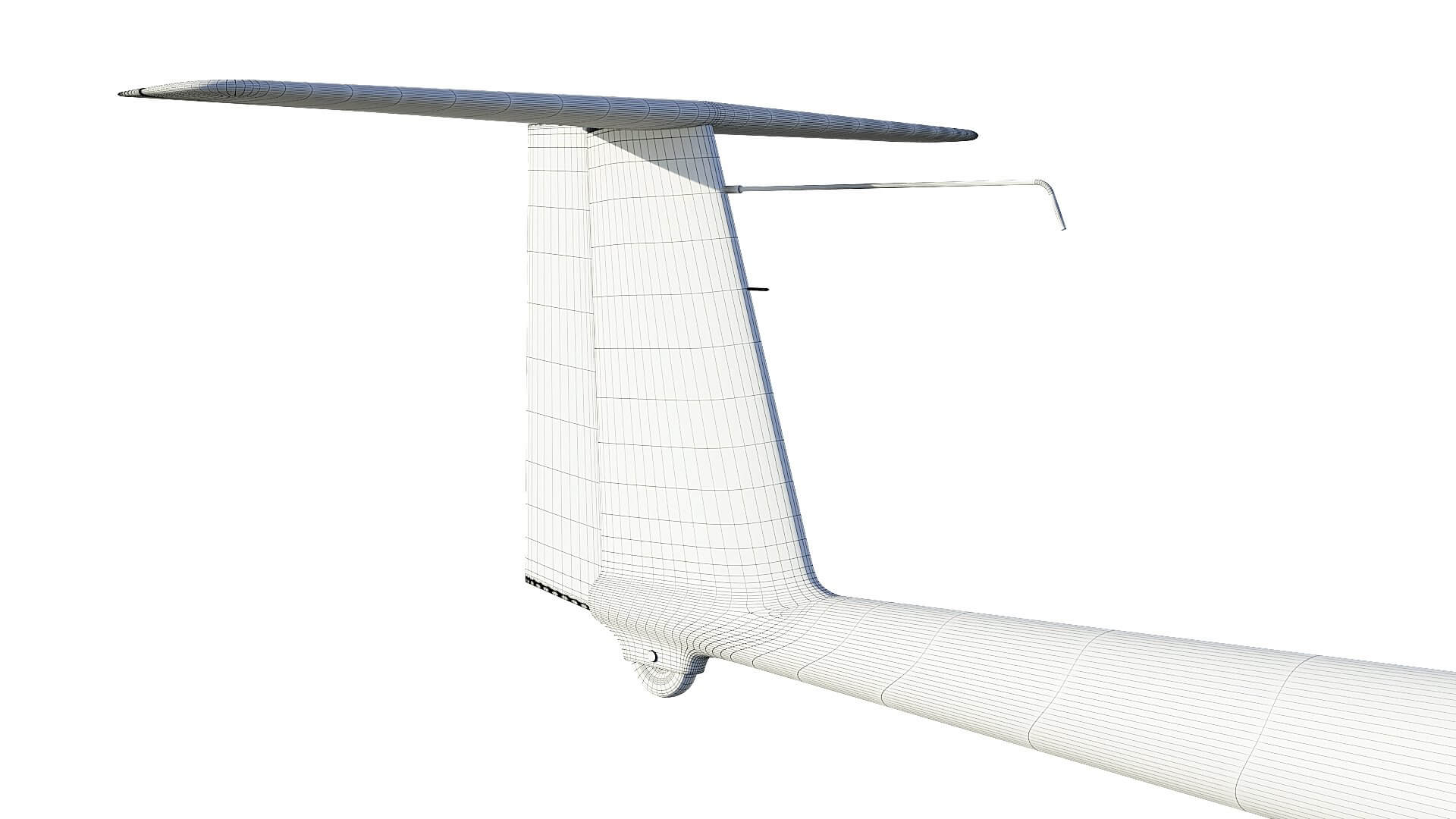 Rolladen-Schneider LS4 Glider 3D Model by PPro