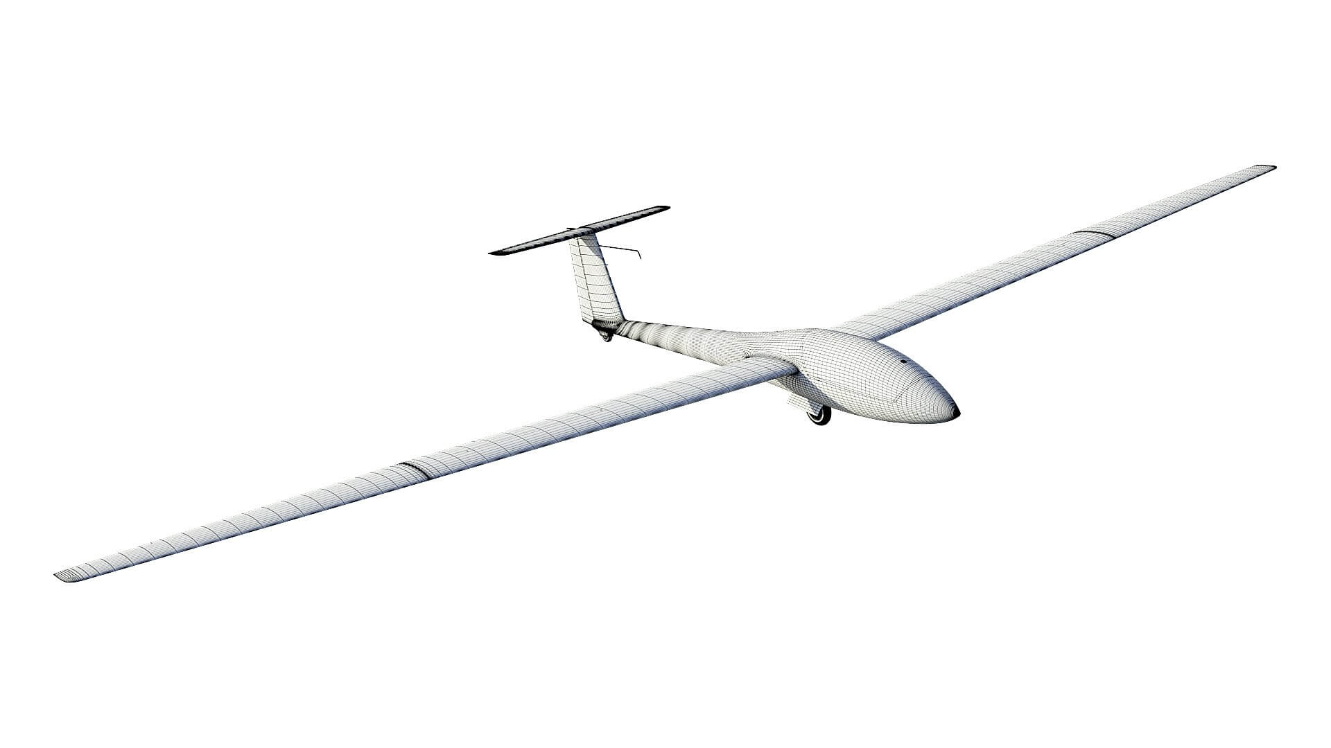 Rolladen-Schneider LS4 Glider 3D Model by PPro