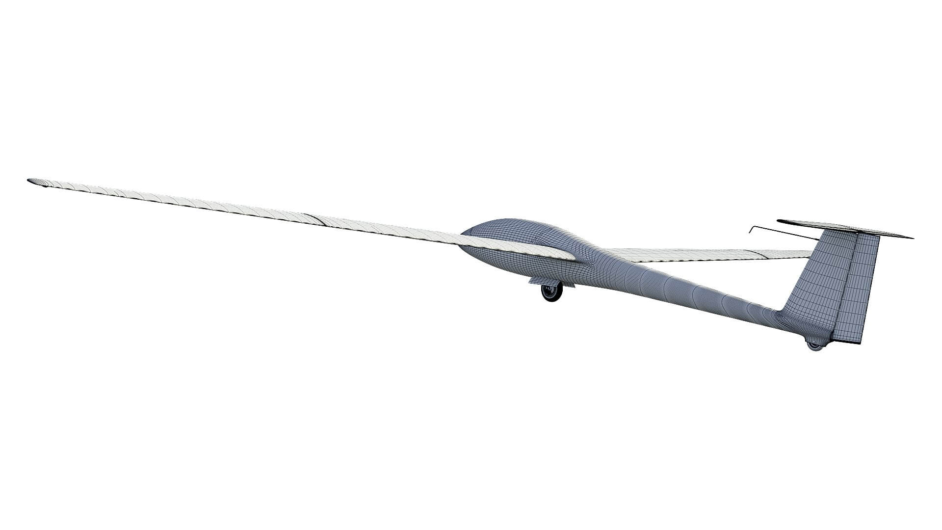 Rolladen-Schneider LS4 Glider 3D Model by PPro