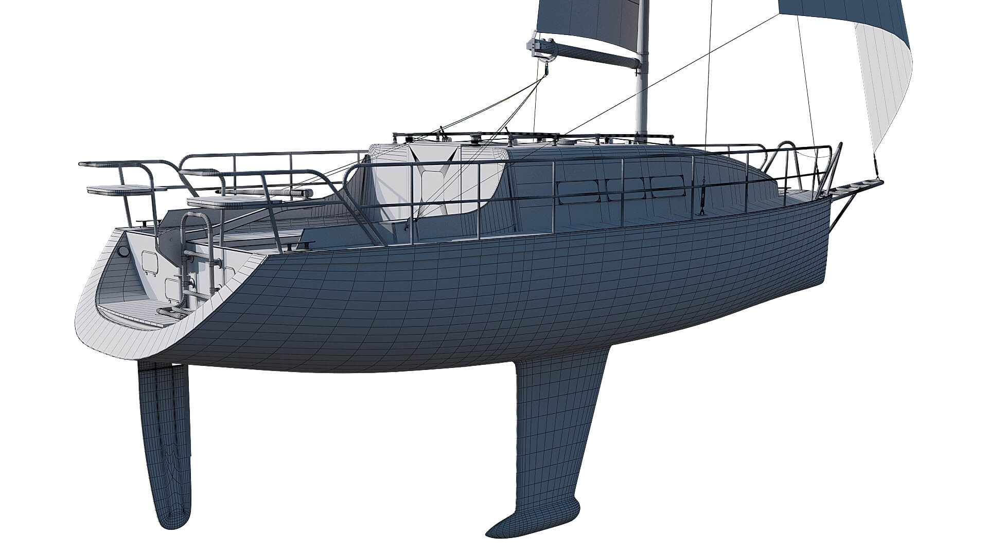 Sailboat - 3D Model by PPro