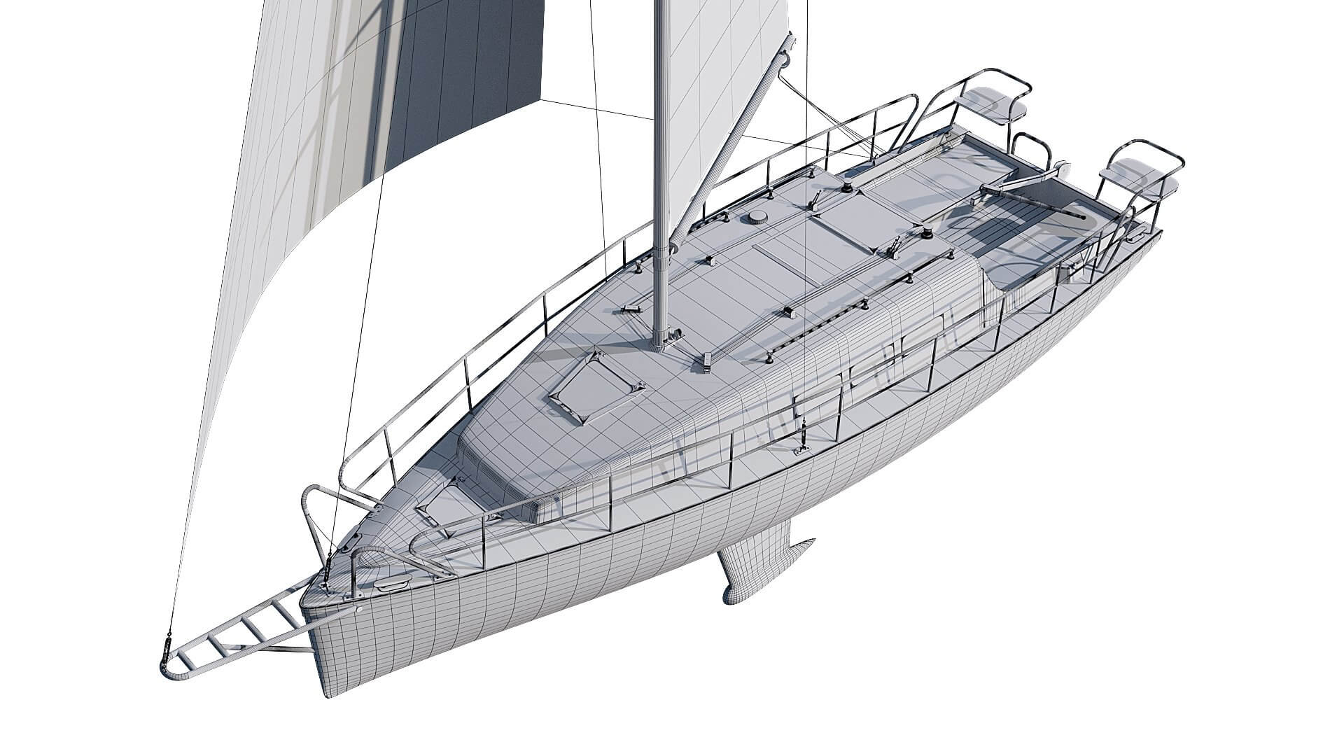 Sailboat - 3D Model by PPro