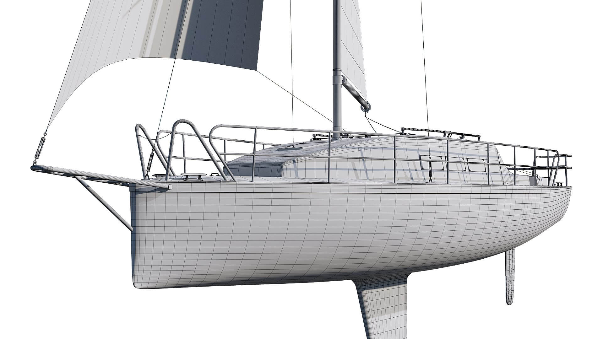 Sailboat - 3D Model by PPro