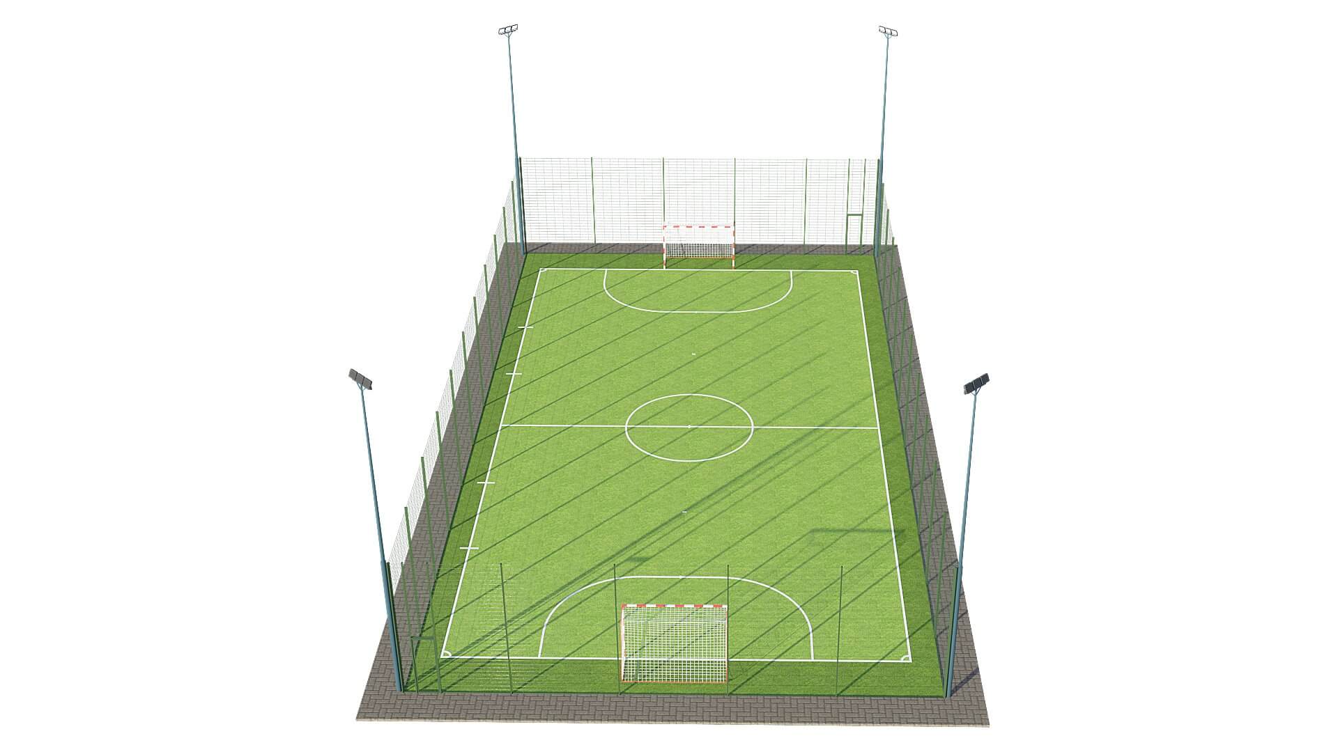 Soccer Football Field - 3D Model by PPro