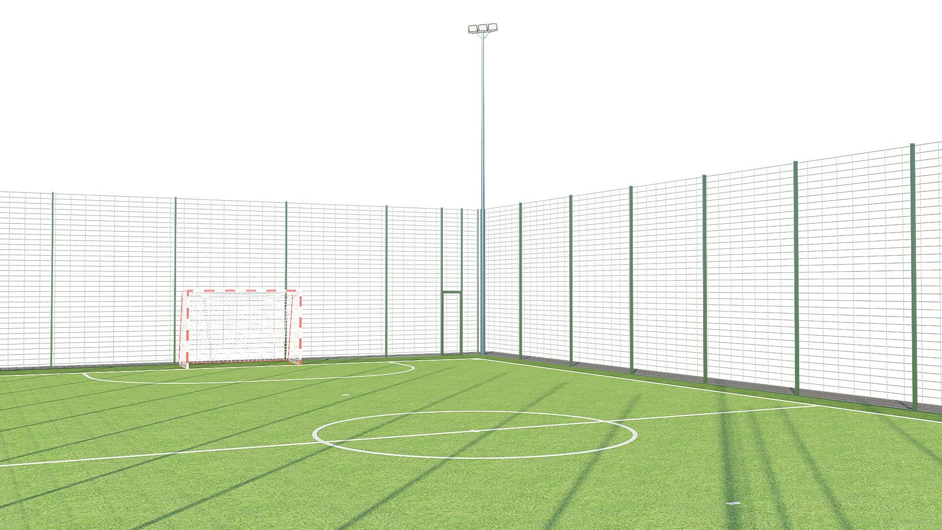 Soccer Football Field - 3D Model by PPro