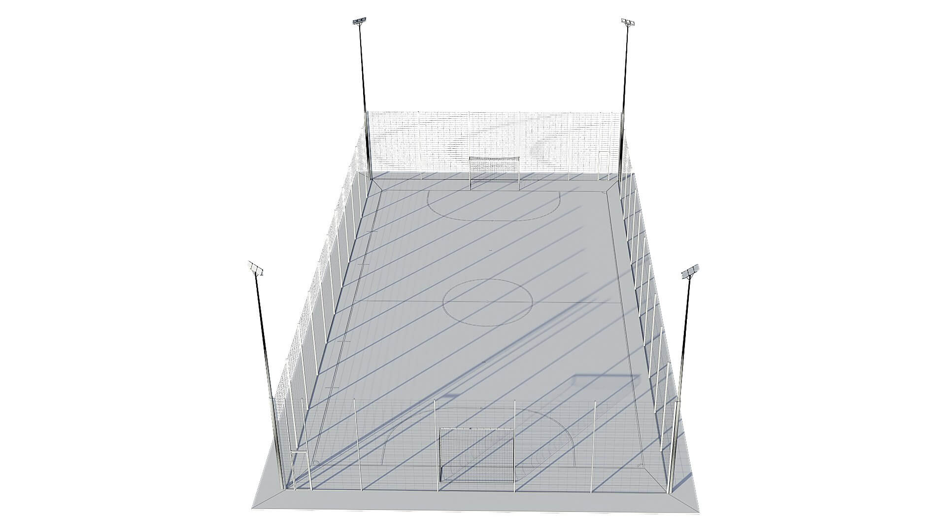 Soccer Football Field - 3D Model by PPro