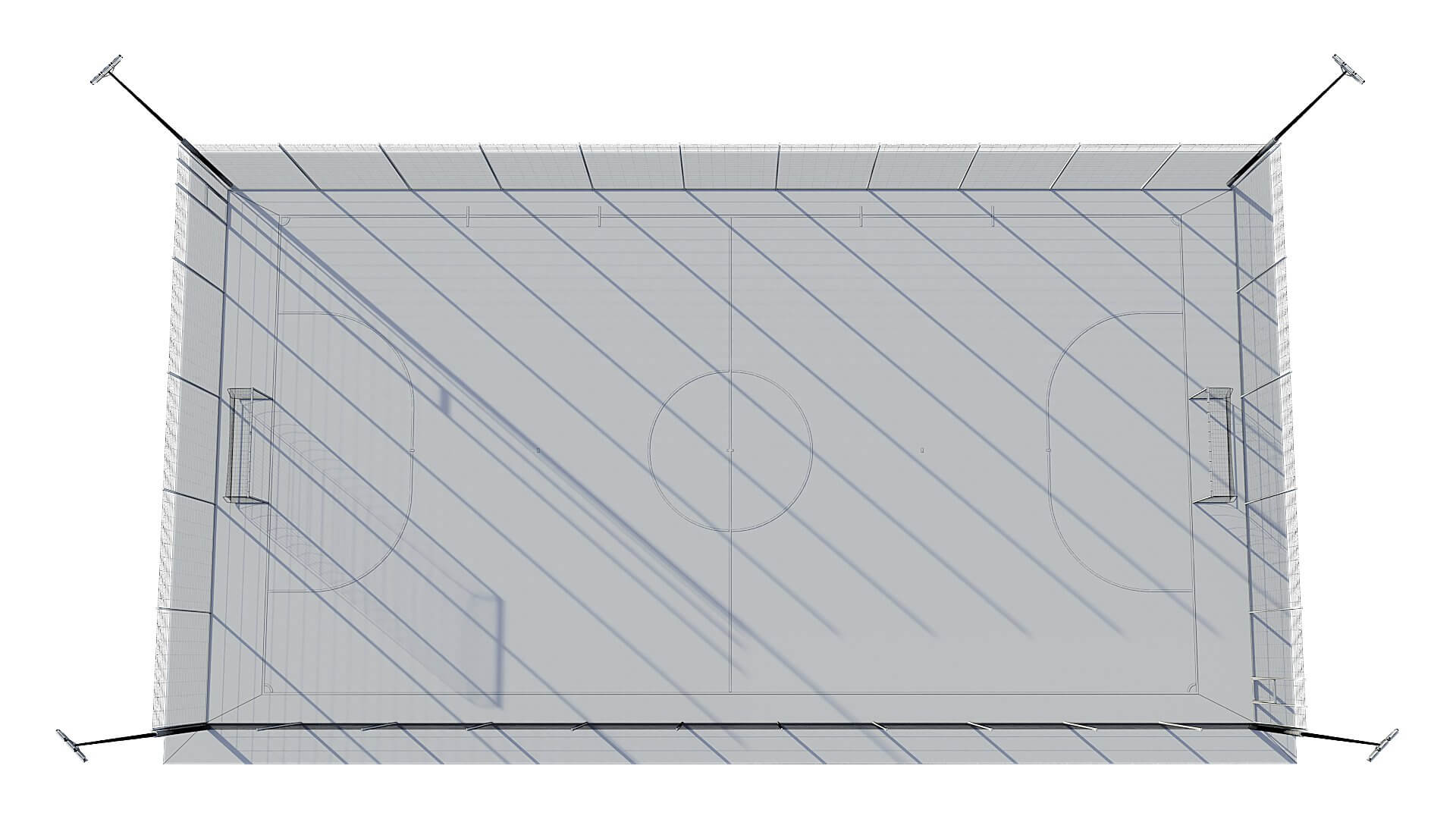 Soccer Football Field - 3D Model by PPro
