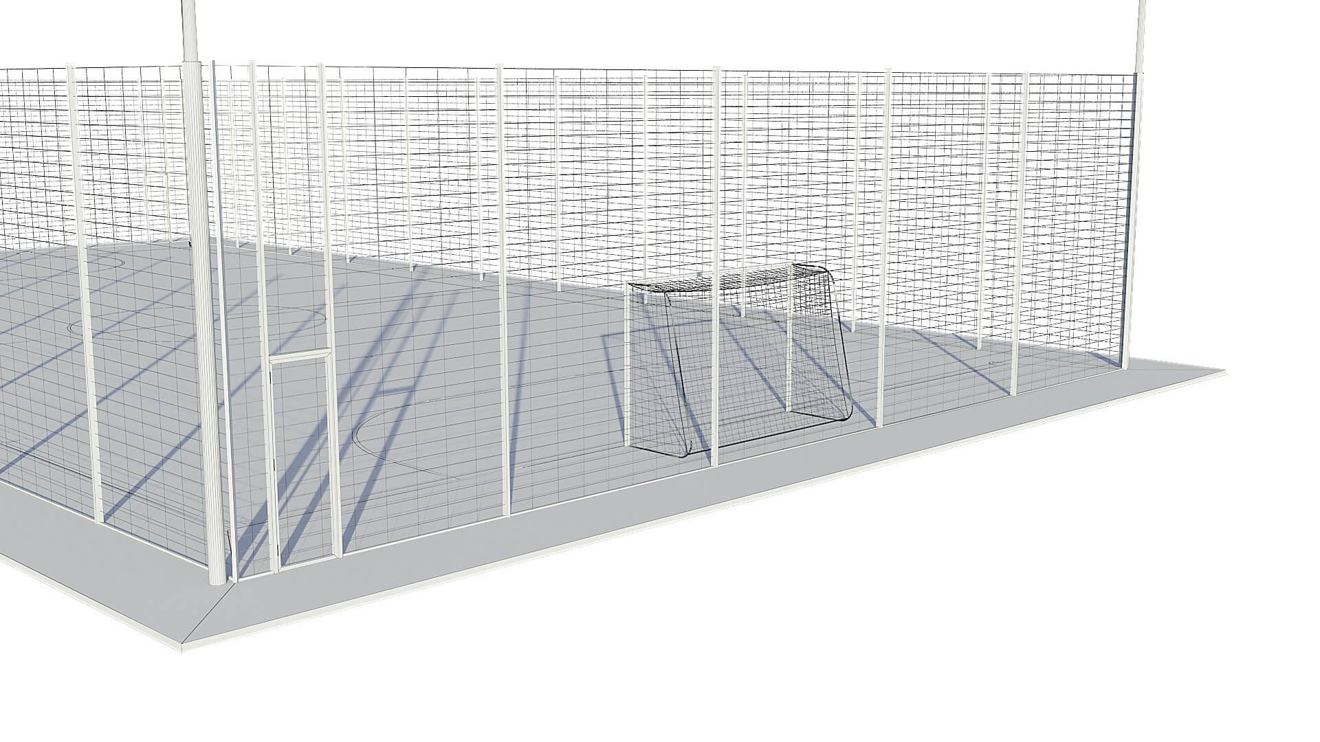 Soccer Football Field - 3D Model by PPro